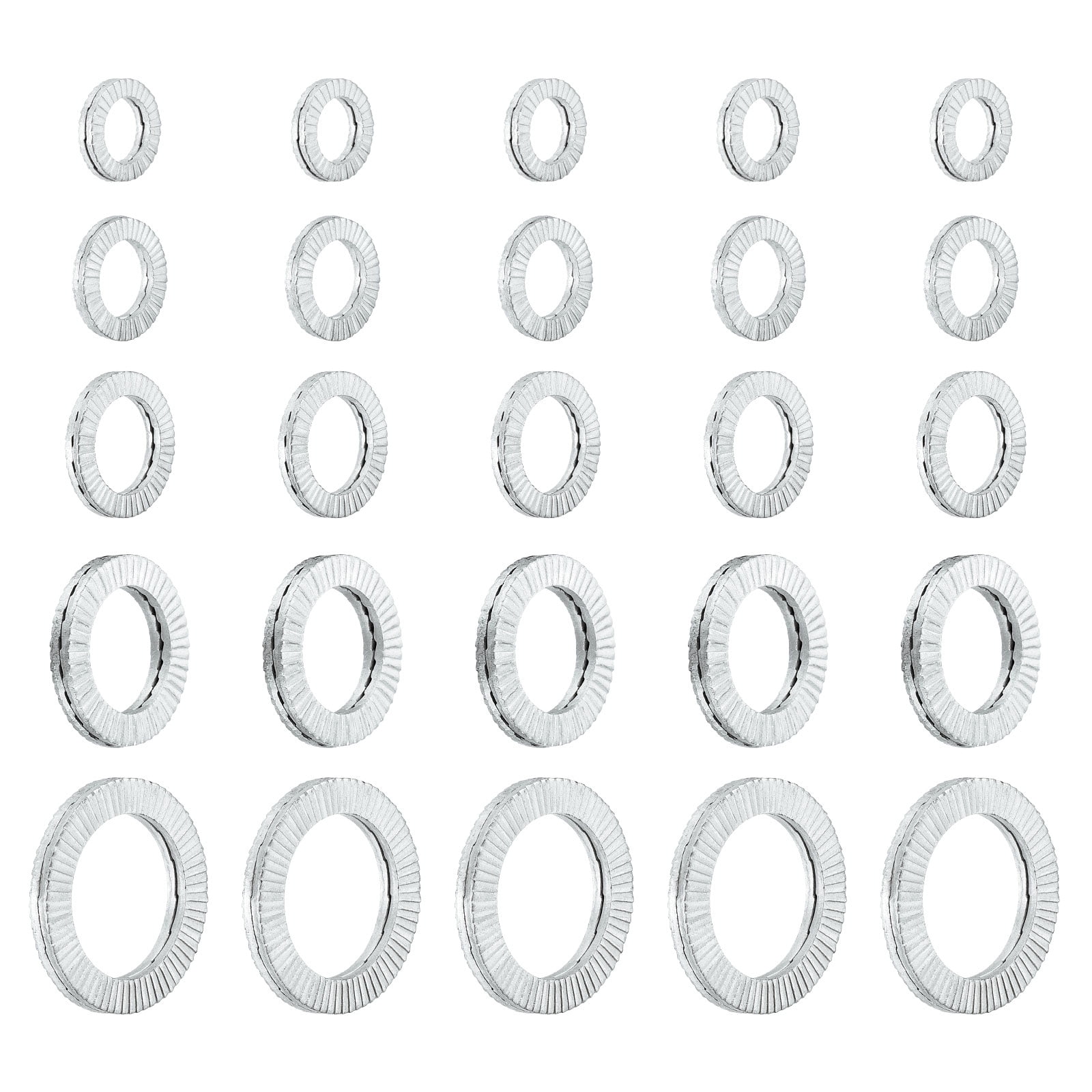 Uxcell Wedge Locking Washers for M8/M10/M12/M16/M20 Bolts, 100 Pack ...