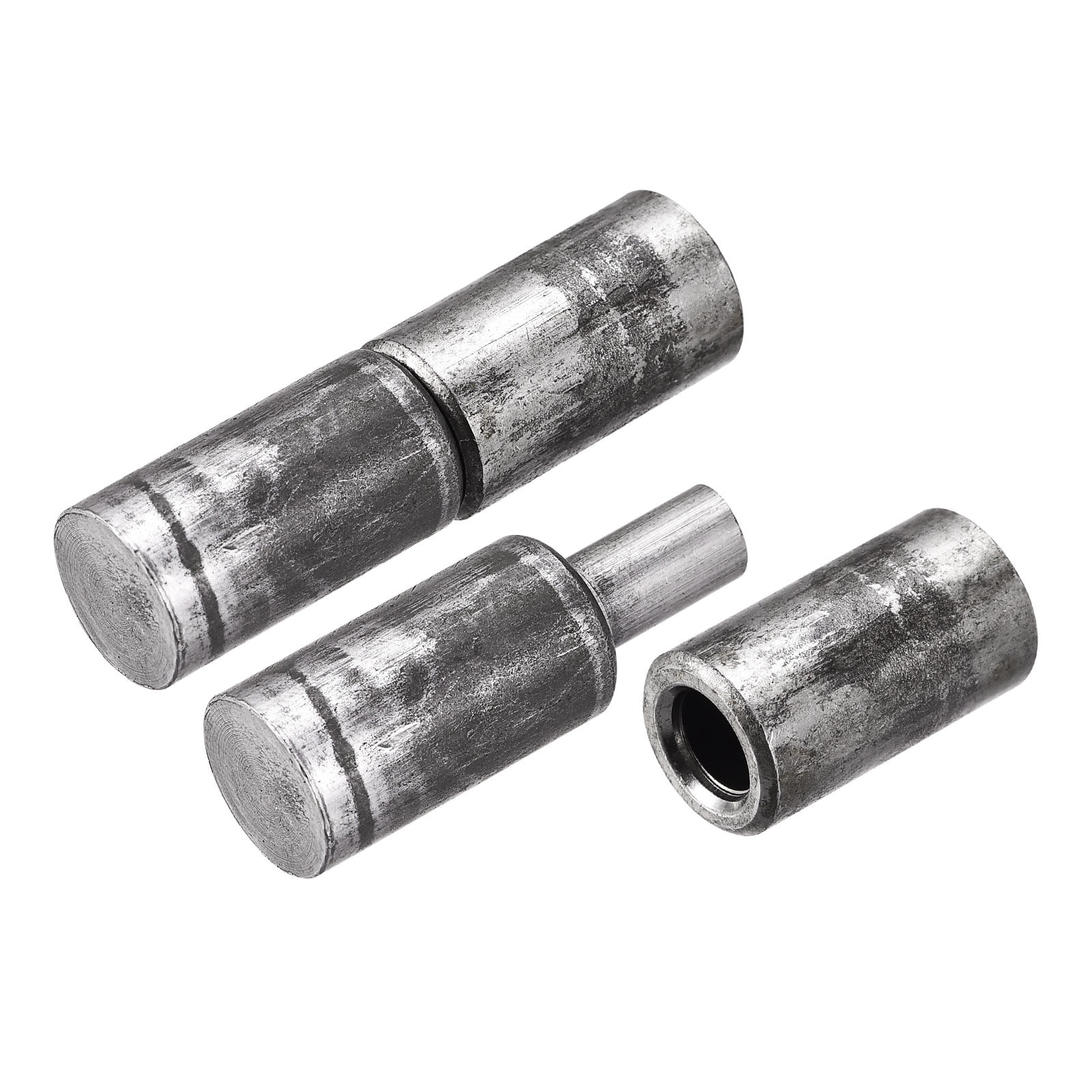 Uxcell Weld on Barrel Hinges, 42mm x 11.5mm Male to Female Iron Hinge ...