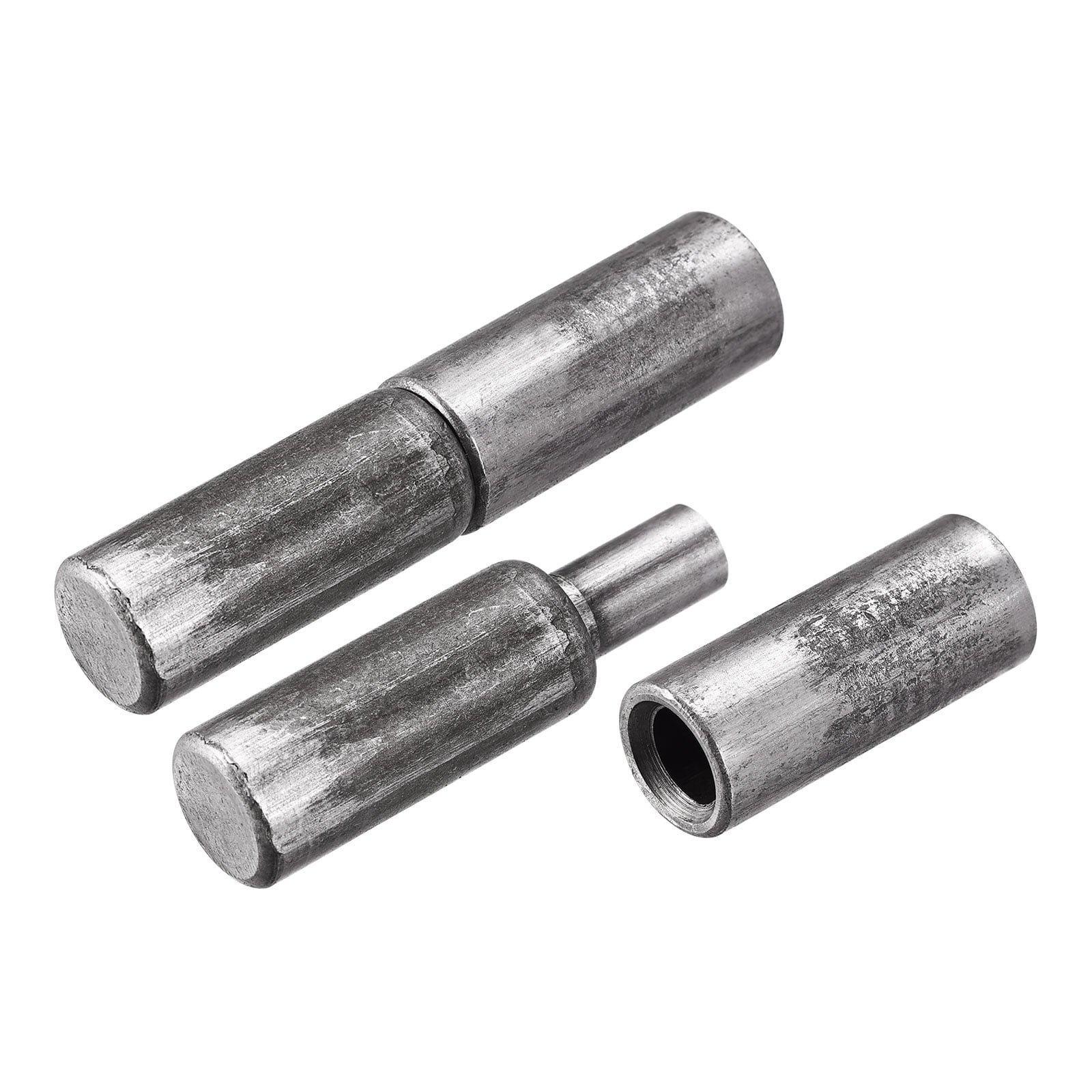 Uxcell Weld on Barrel Hinges, 57mm x 11.5mm Male to Female Iron Hinge ...