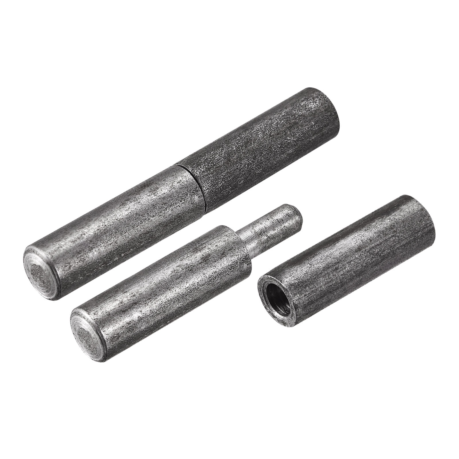 Uxcell Weld on Barrel Hinges, 60mm x 9.5mm Male to Female Iron Hinge ...