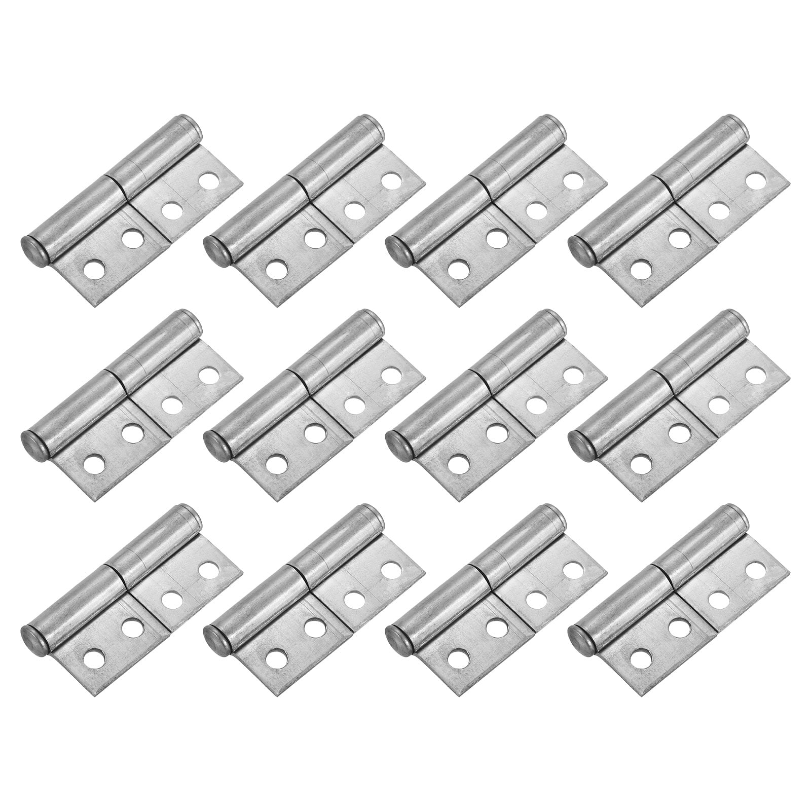 Uxcell Weldable Flag Hinges, 12 Pack 2-5/8" x 1-1/7" Carbon Steel Weld ...