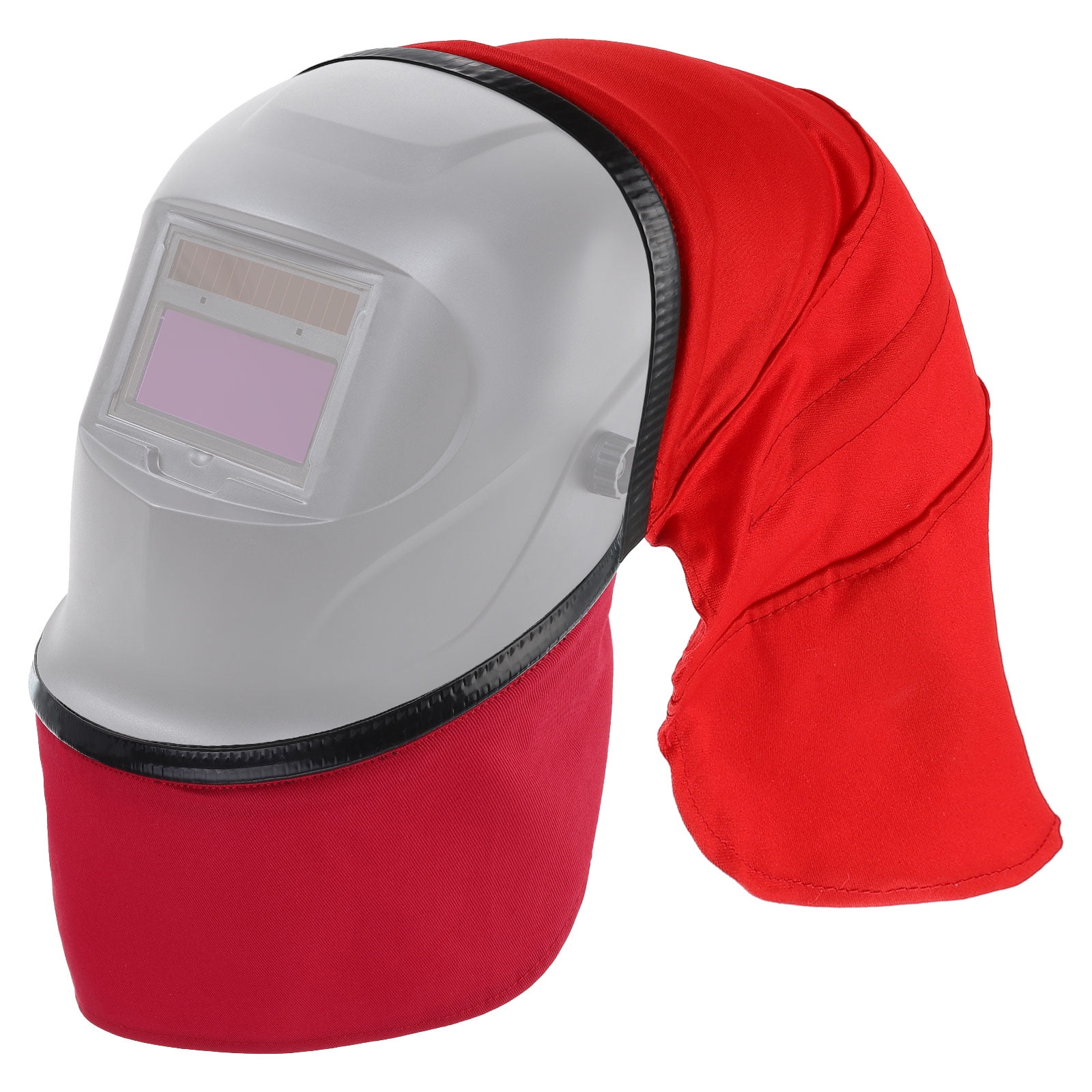 Uxcell Welding Helmet Cover and Helmet Bib Set FR Cotton Welding Helmet ...