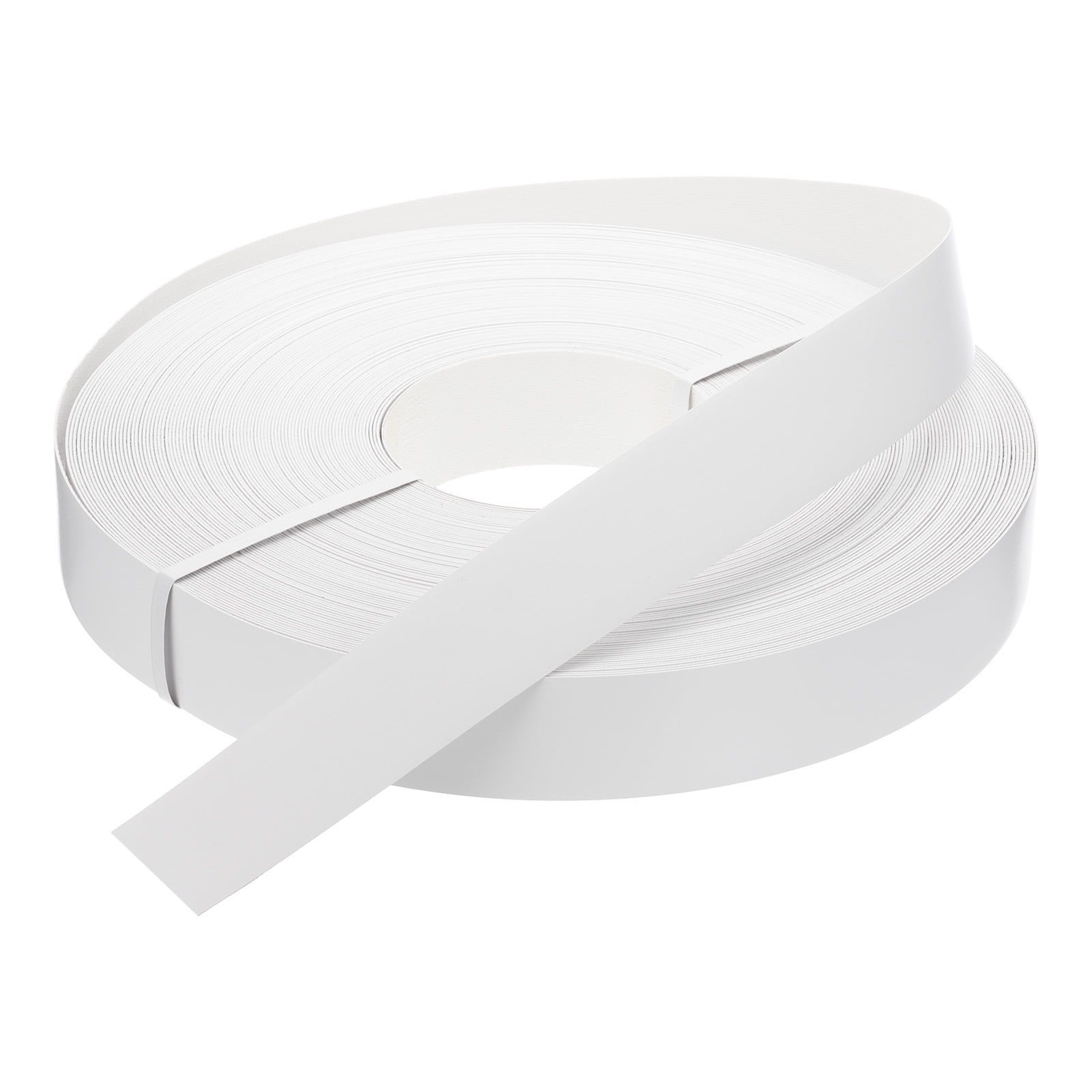 Uxcell White Edge Banding Veneer Tape Pre-glued Flexible Plywood Edge ...