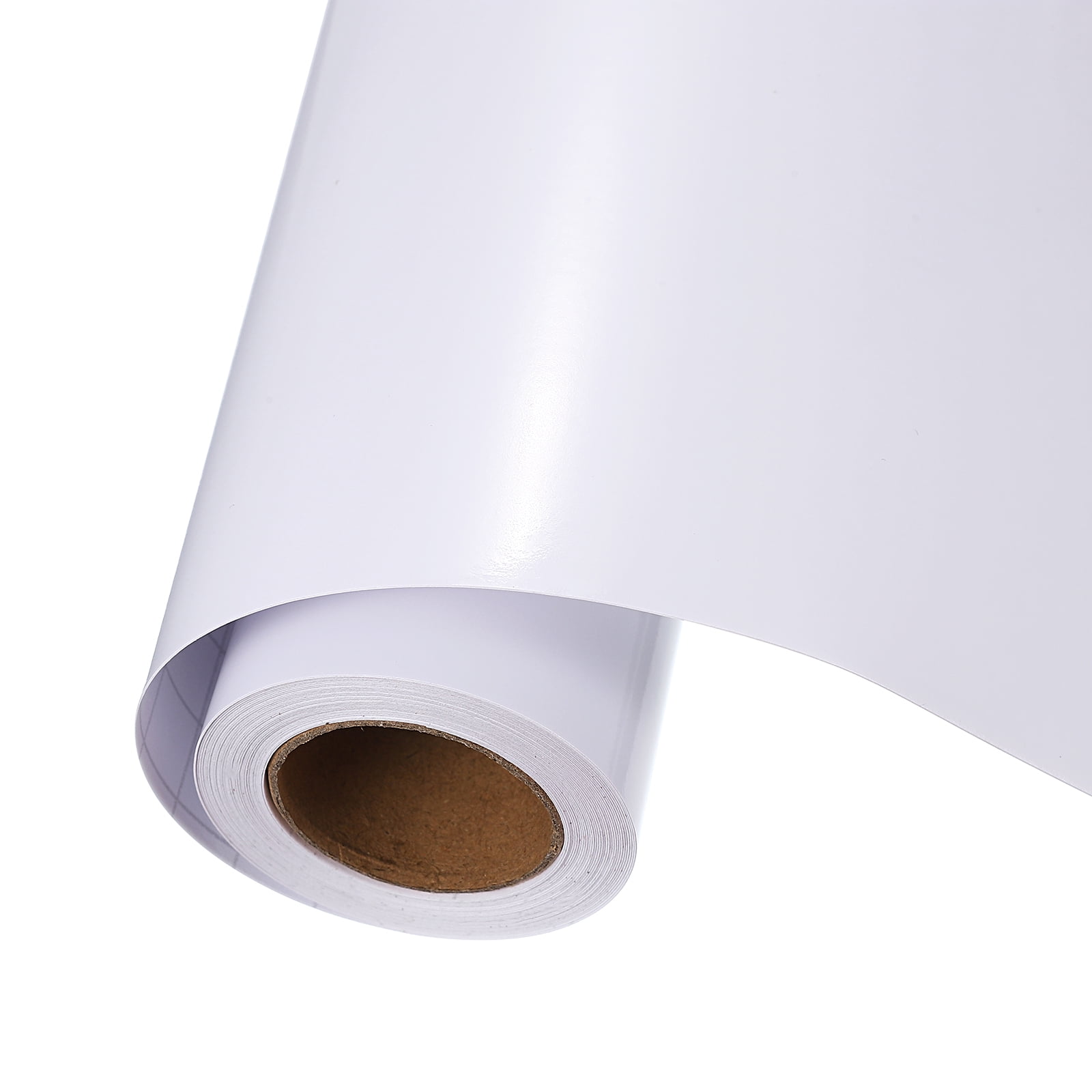 Uxcell White Permanent Vinyl, 12 Inch x 14ft Adhesive Vinyl Roll for ...
