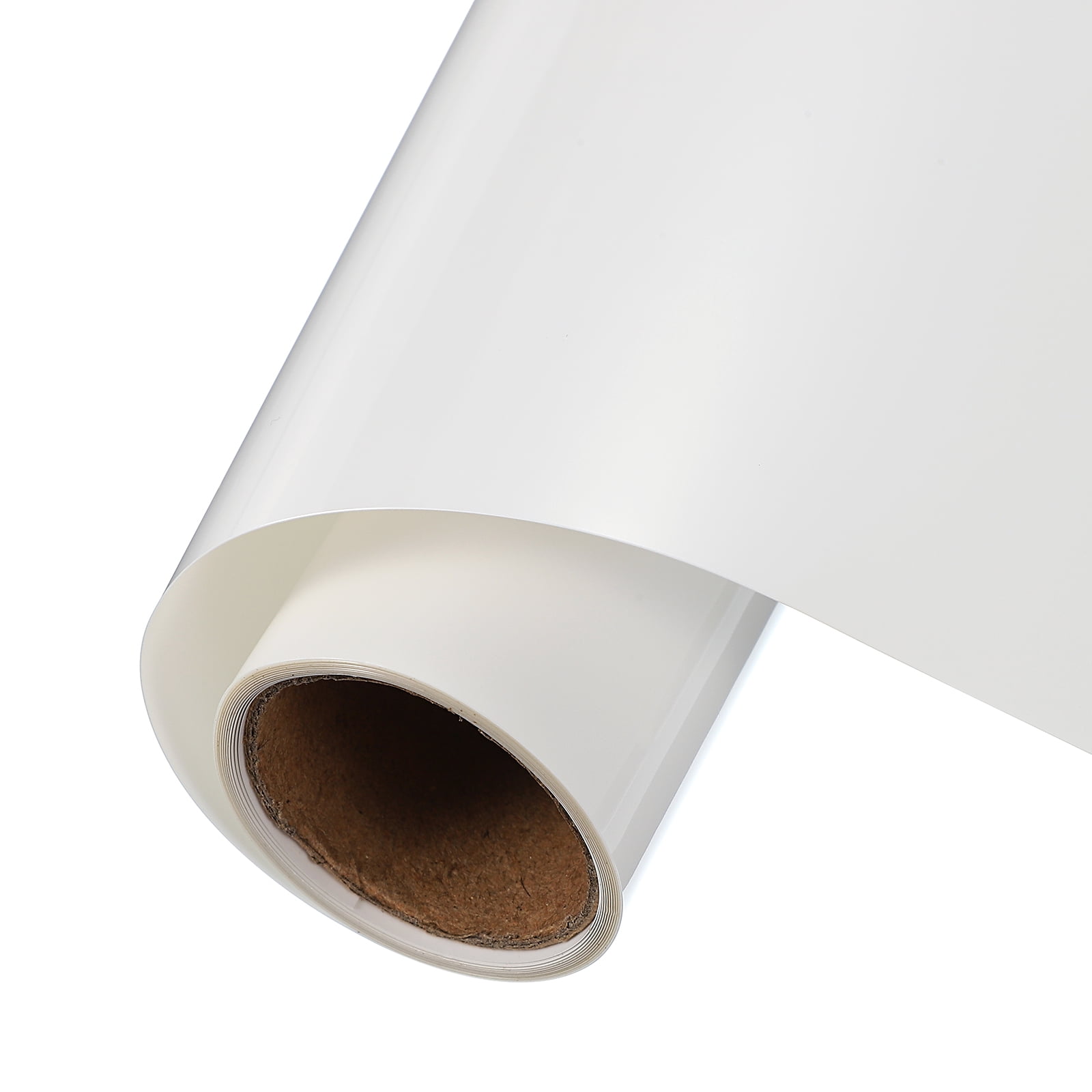 Uxcell White Heat Transfer Vinyl, 12 Inch x 5ft Iron-on Vinyl Roll for ...