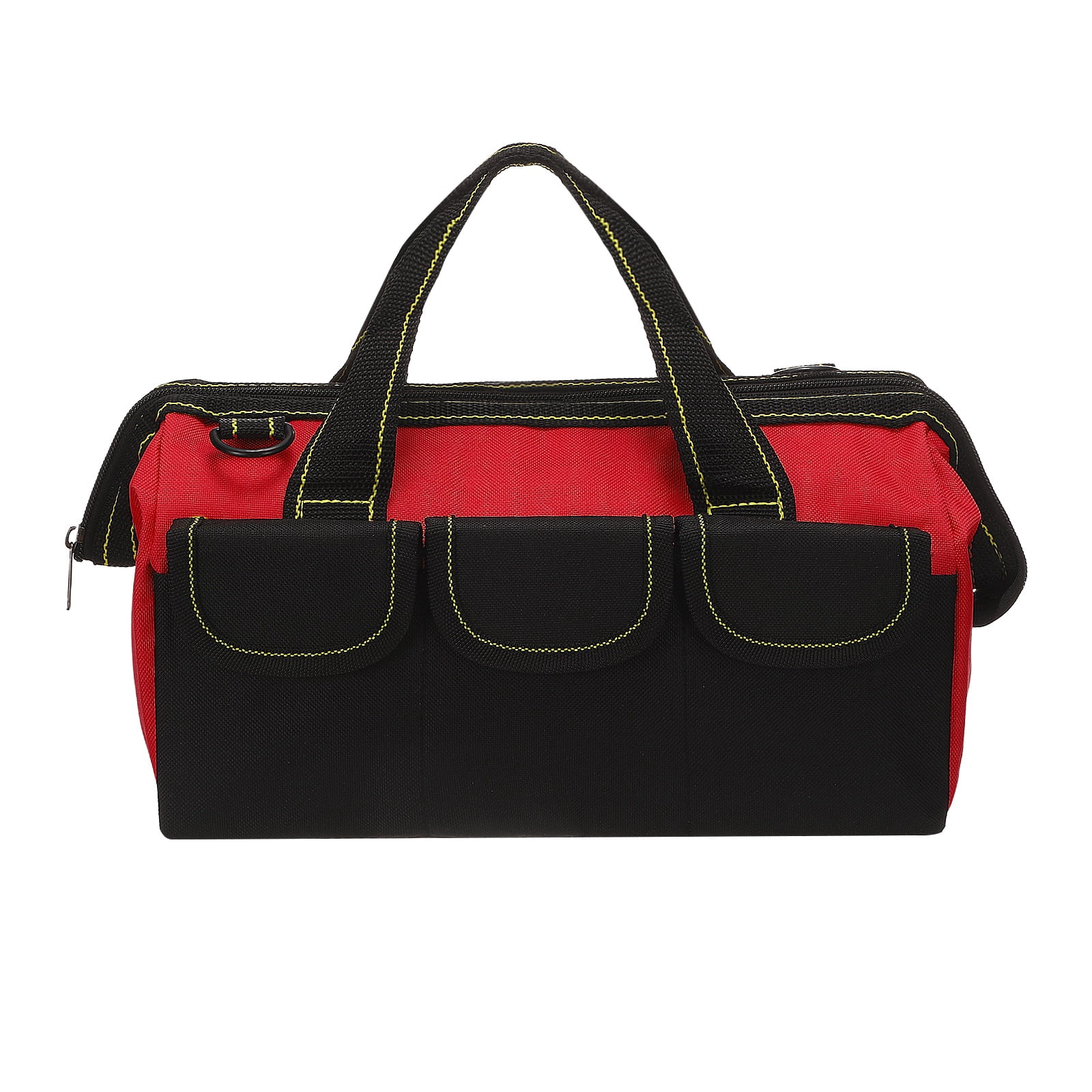 Uxcell Wide Mouth Tool Bag 12.2 Inch Tote Bag with Adjustable Strap ...
