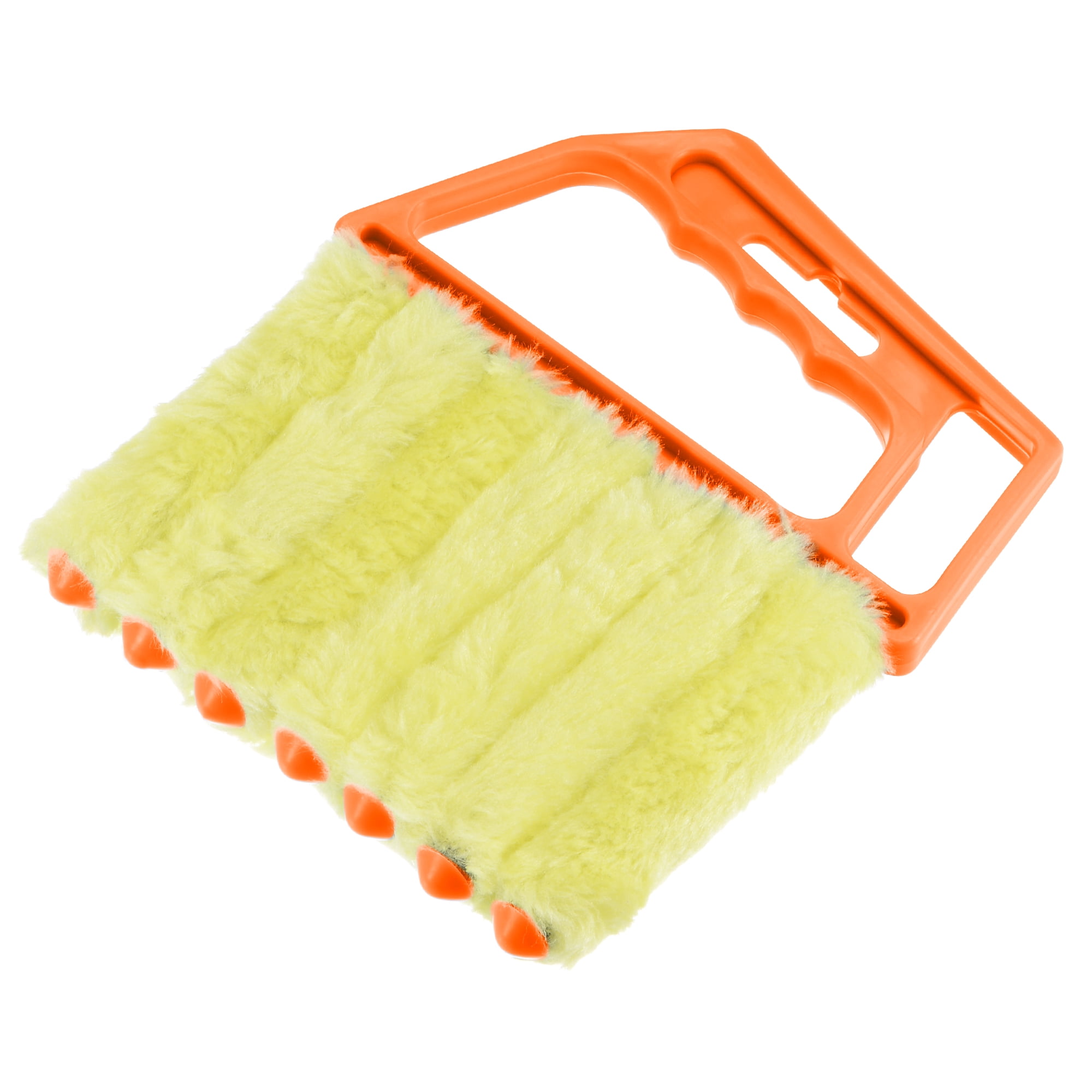 Uxcell Window Blind Hand-held 7 Finger Cleaning Tool with Orange Handle ...