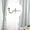 Uxcell Window Curtain Screen Hooks Holder Stainless Steel Silver Tone ...