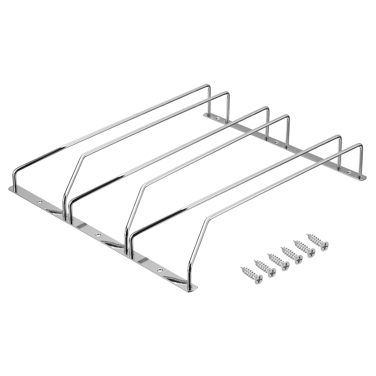 Uxcell Wine Glass Rack Under Furniture, 1 Pack 14 inch Stemware Wine ...