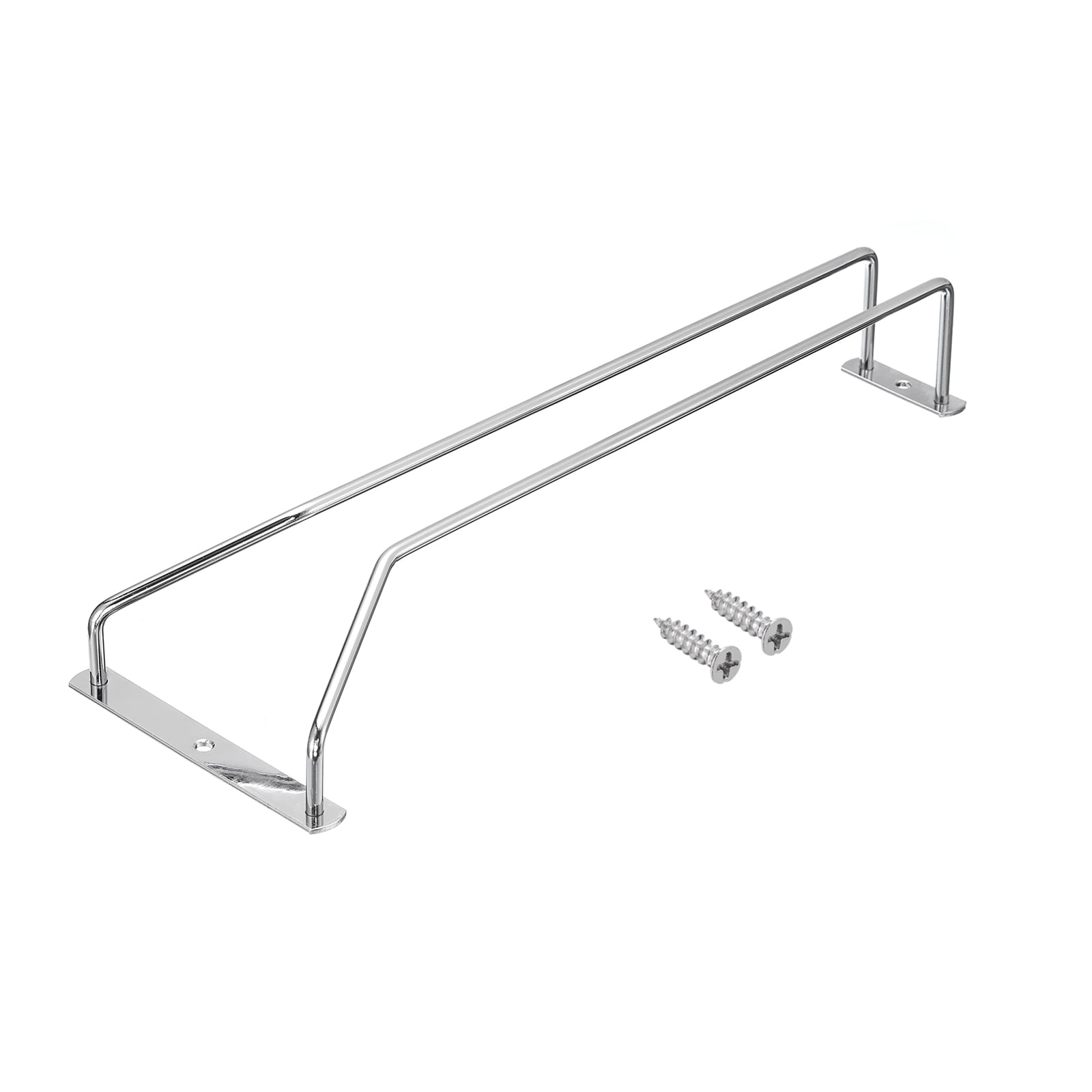 Uxcell Wine Glass Rack Under Furniture, 14 inch Stemware Wine Glass ...