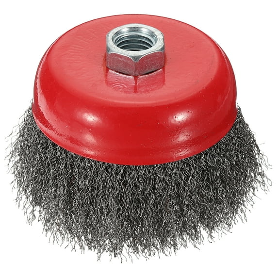Uxcell Wire Cup Brush for Angle Grinder, 5pcs 3in Crimped Wire Brush ...