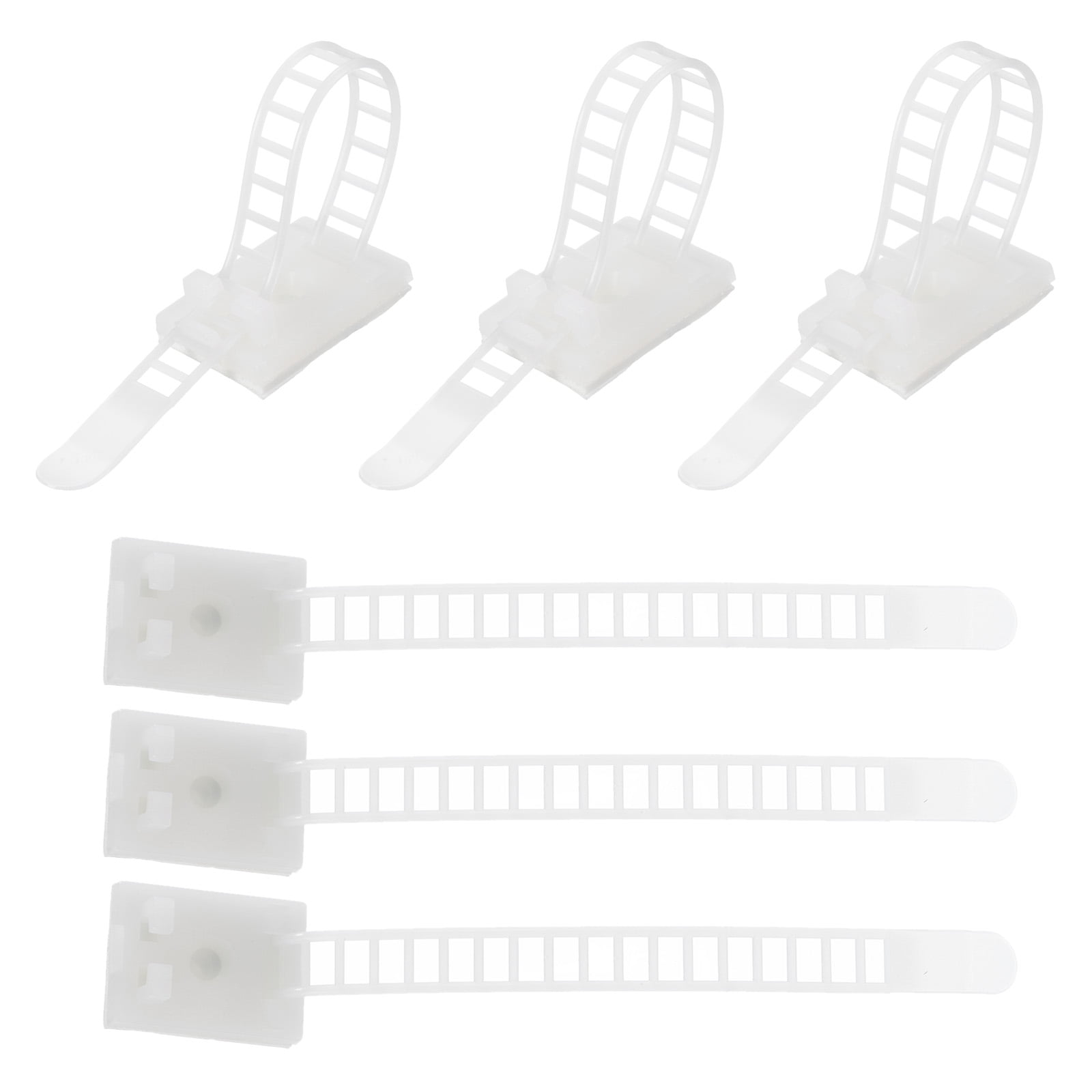 Uxcell Wire Organizer Ties, 6-25.5mm Cable Management Adjustable Zip ...