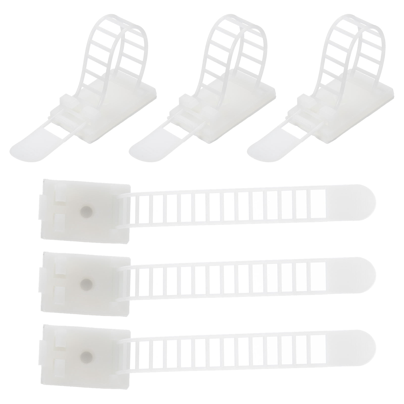 Uxcell Wire Organizer Ties, 8.5-27.5mm Cable Management Adjustable Zip ...