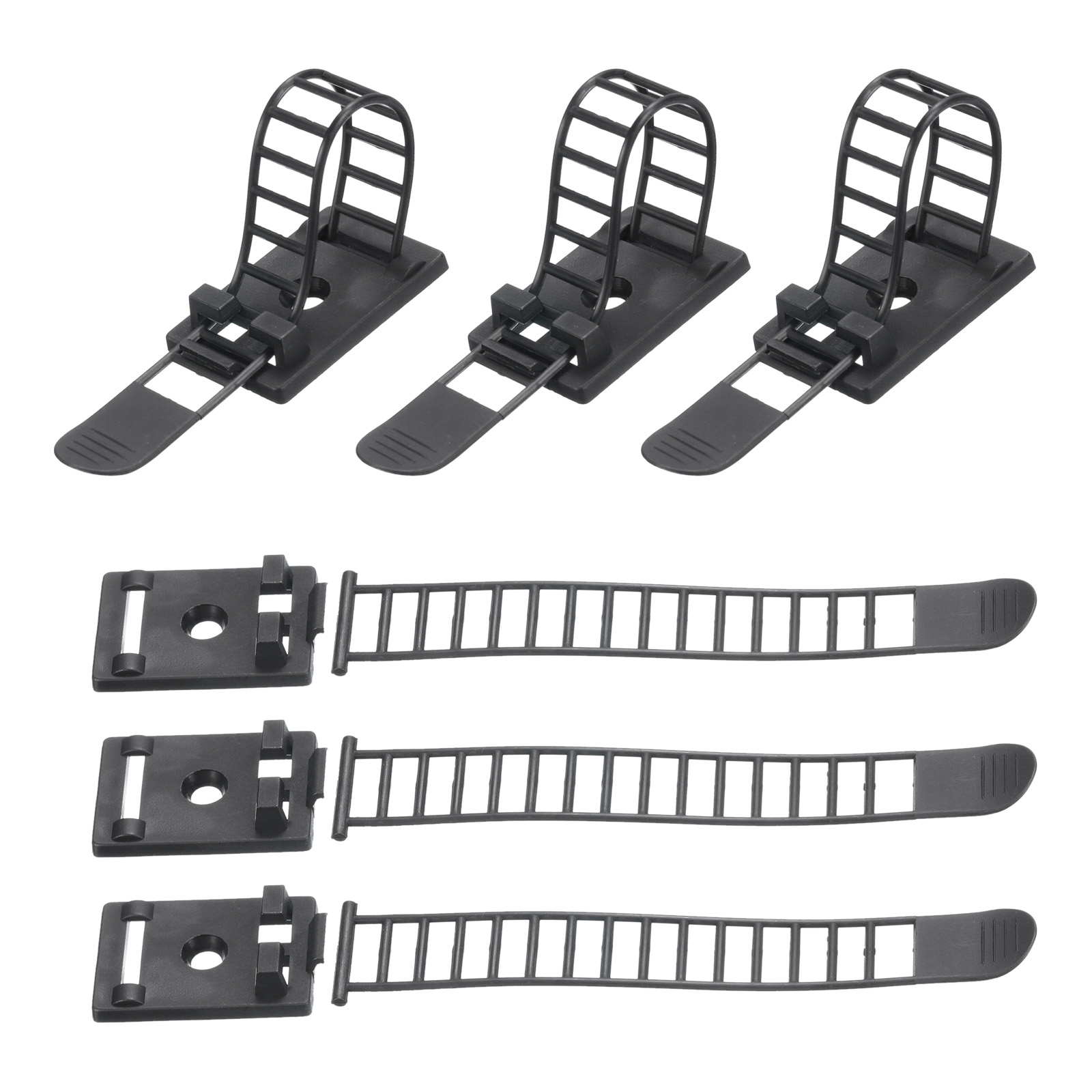 Uxcell Wire Organizer Ties, 8.5-27.5mm Cable Management Adjustable Zip ...