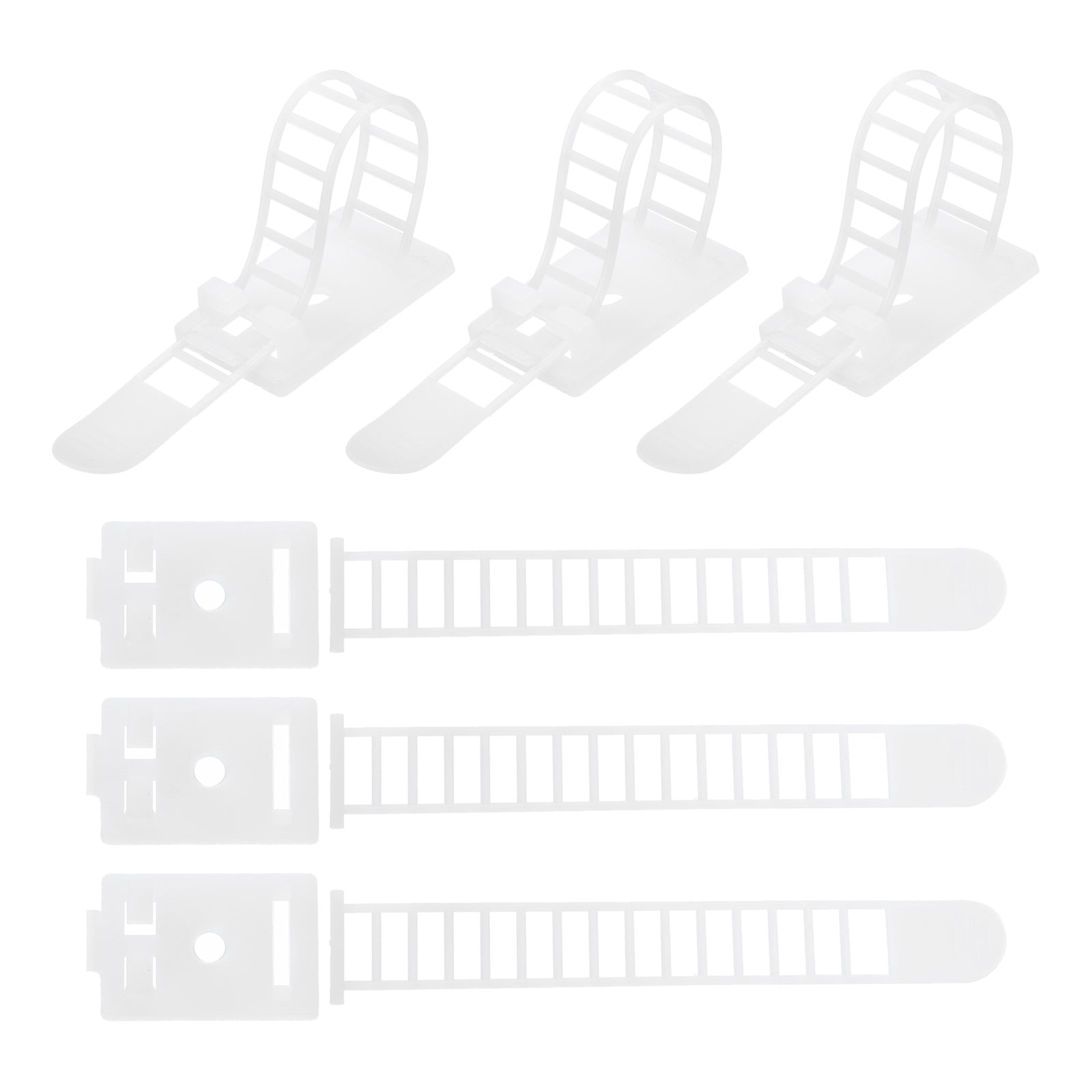 Uxcell Wire Organizer Ties, 8.5-27.5mm Cable Management Adjustable Zip ...