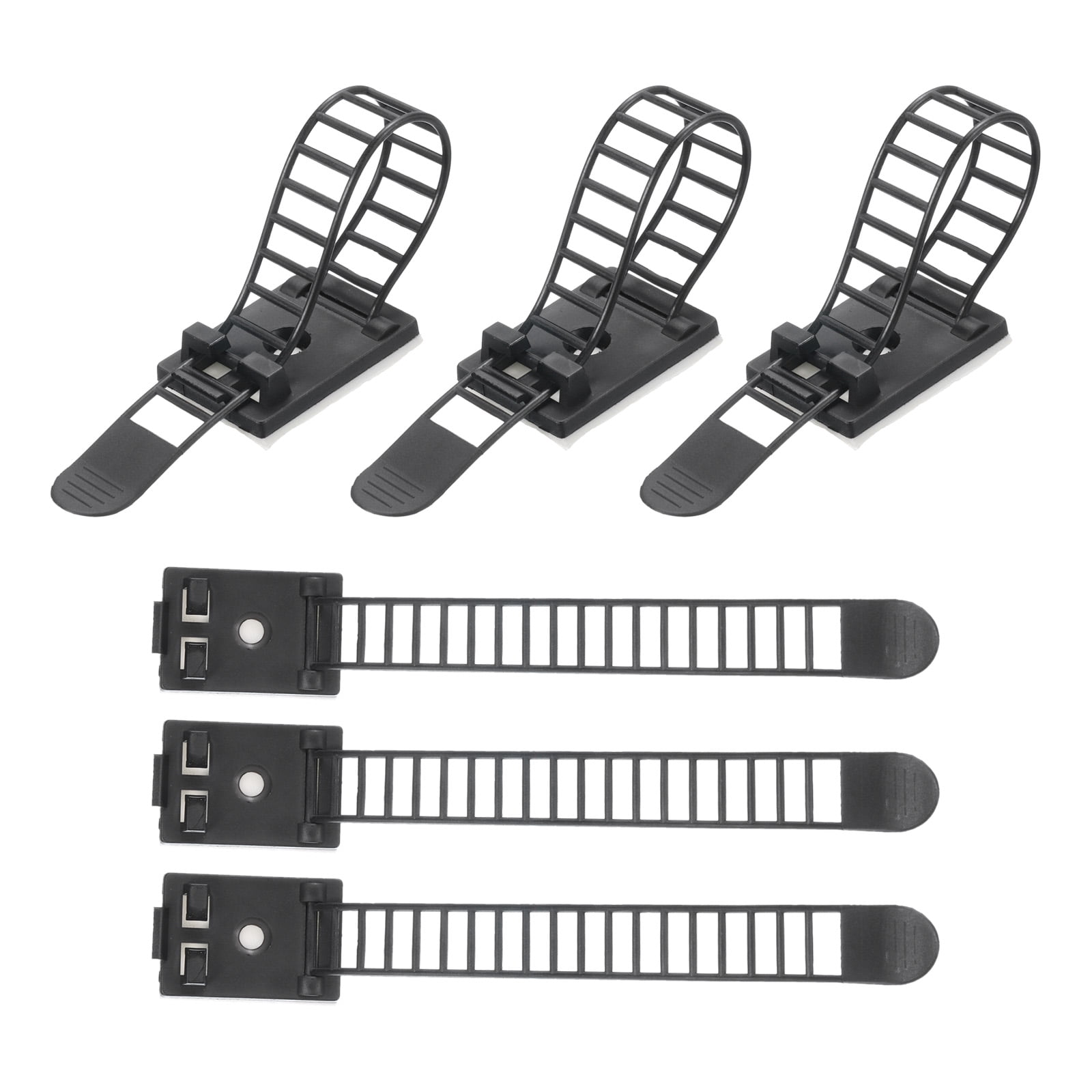 Uxcell Wire Organizer Ties, 9.3-31.9mm Cable Management Adjustable Zip ...