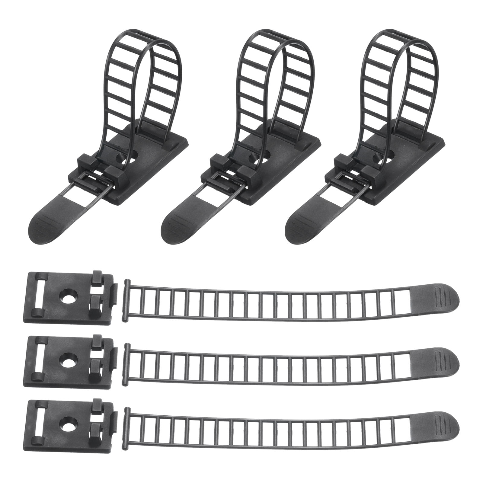 Uxcell Wire Organizer Ties, 9.3-31.9mm Cable Management Adjustable Zip ...