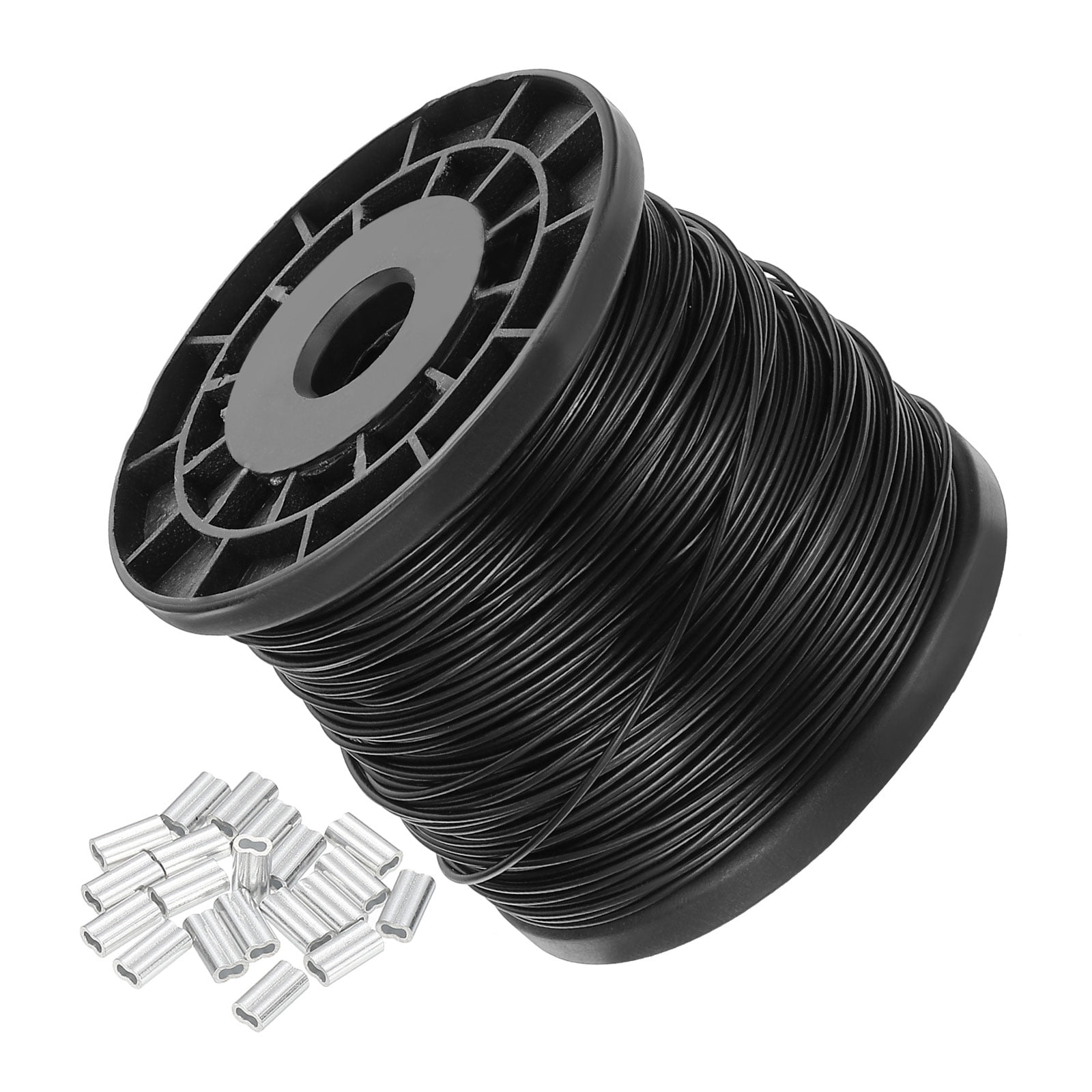 Uxcell Wire Rope 400 ft, 304 Stainless Steel Cable 3/32inch(1.5 mm) 7x7 ...