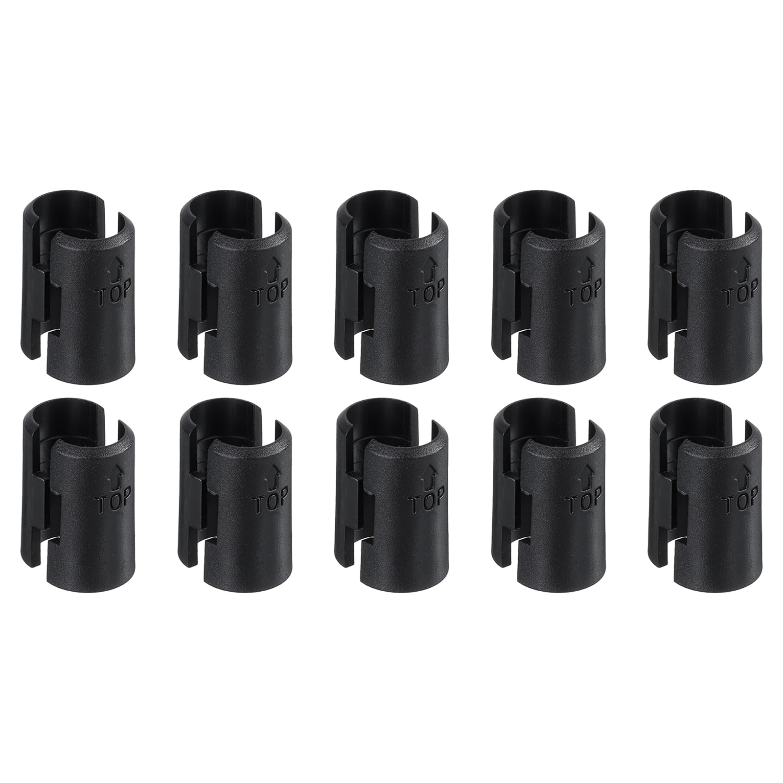 Uxcell Wire Shelving Shelf Lock Clips, Plastic Shelving Clips for 1/2 ...