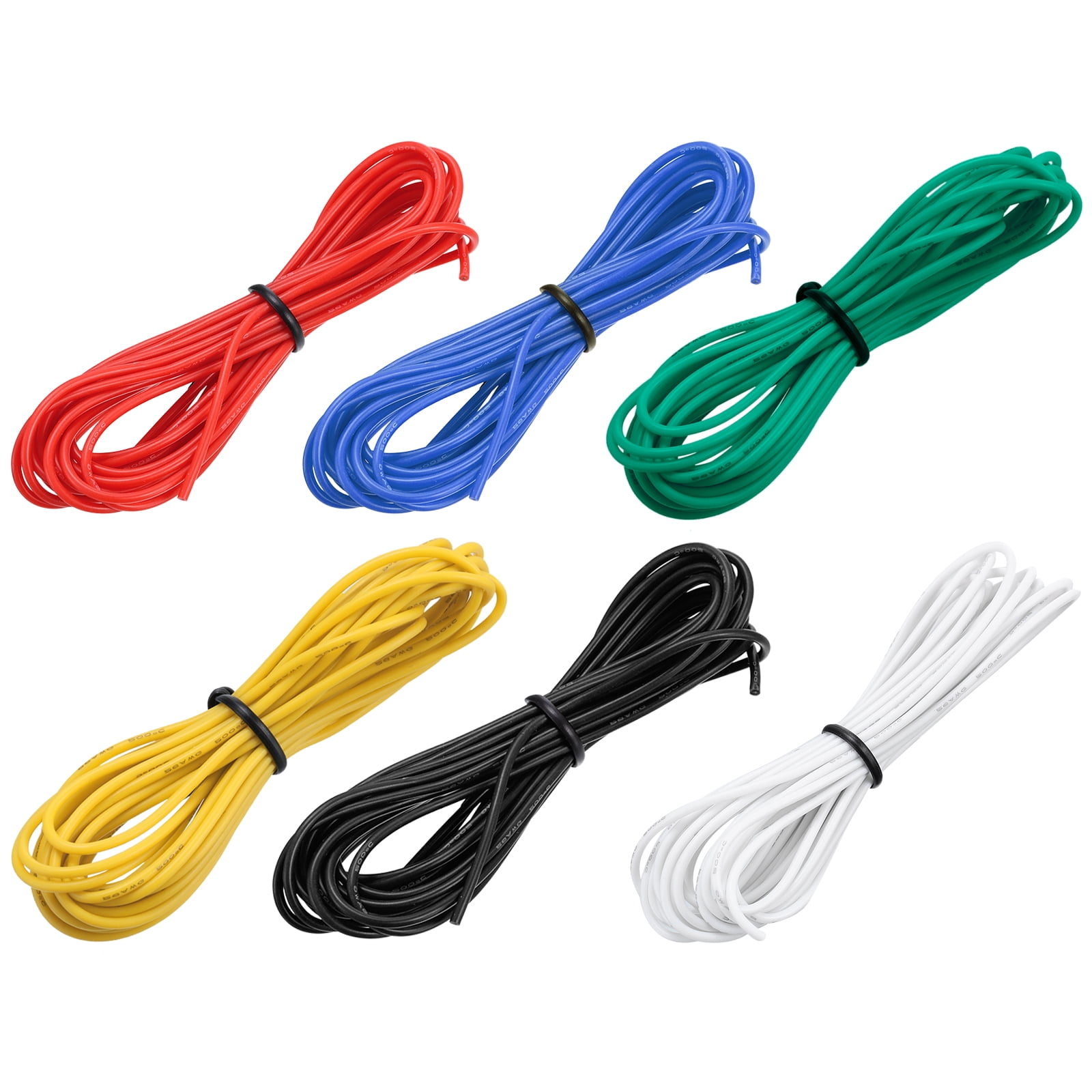 Uxcell Wire Silicone Wire Electrical Wire Stranded Wire Tinned Copper ...