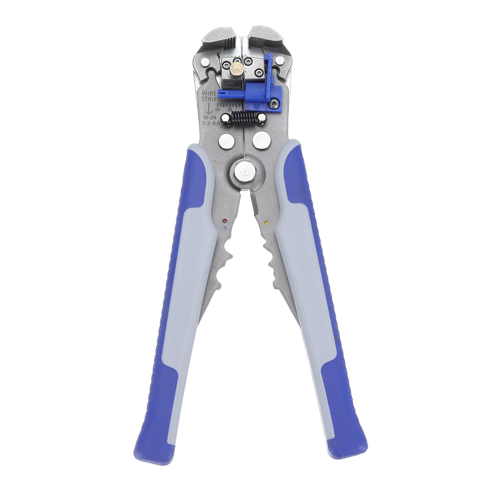 Uxcell Wire Stripper Wire Stripping Tool, 10-24 AWG Wire Cutter Grey ...