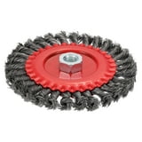 Uxcell Wire Wheels for Angle Grinder, 1pcs 6in Twist Knotted Wire Brush ...