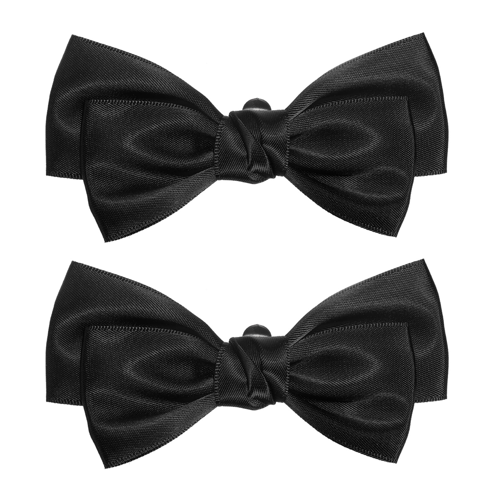 Uxcell Women Bow Shoe Clips, 2 Pcs Satin Elegant Detachable Bowknot ...