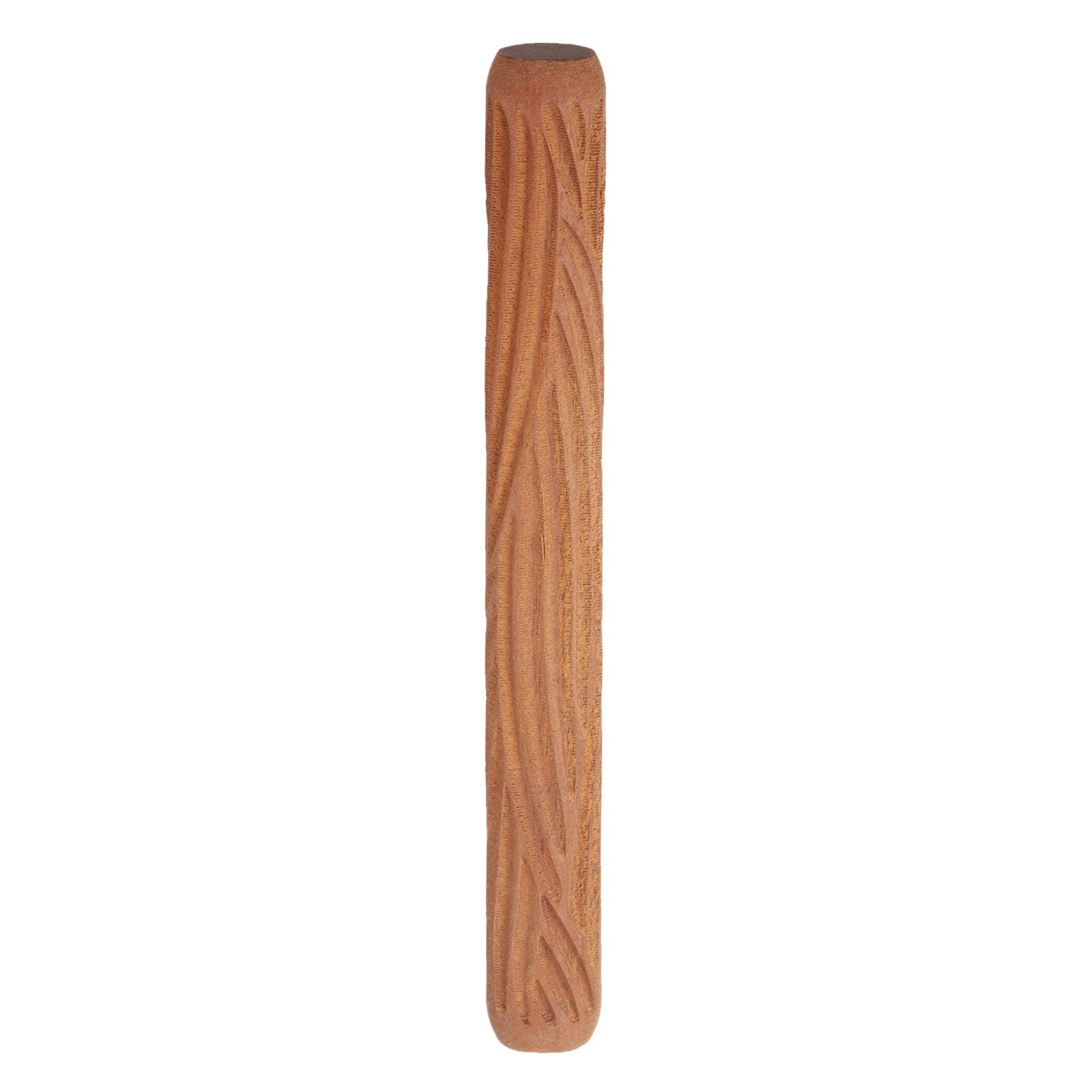 Uxcell Wood Clay Roller Pattern Modeling 4.7 Inch Beech Wood Hand ...