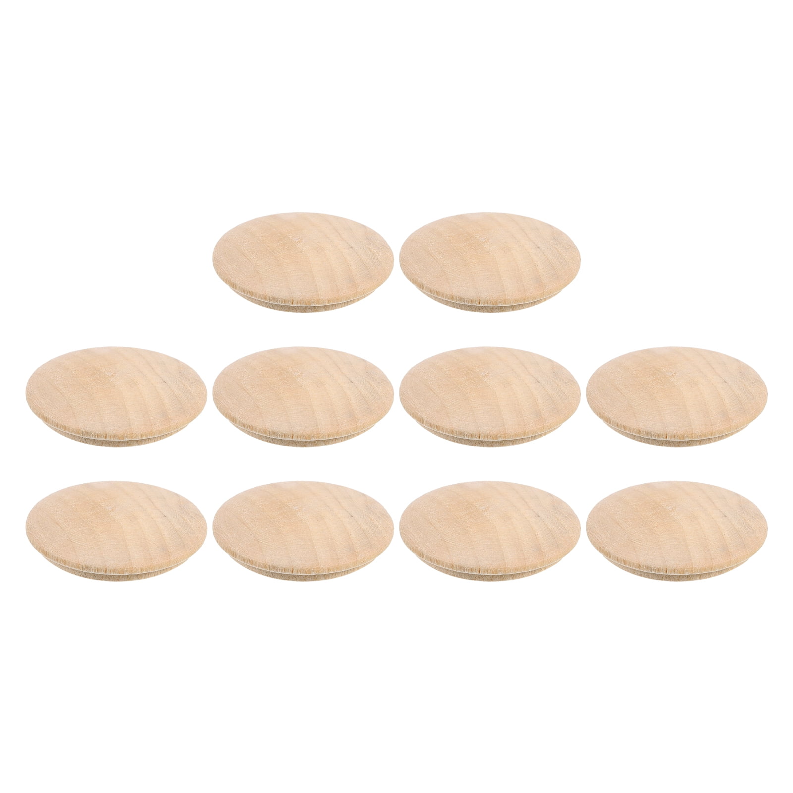 Uxcell Wood Hole Plugs, 20 Pack 40x35mm Wood Button Top Plugs Screw ...