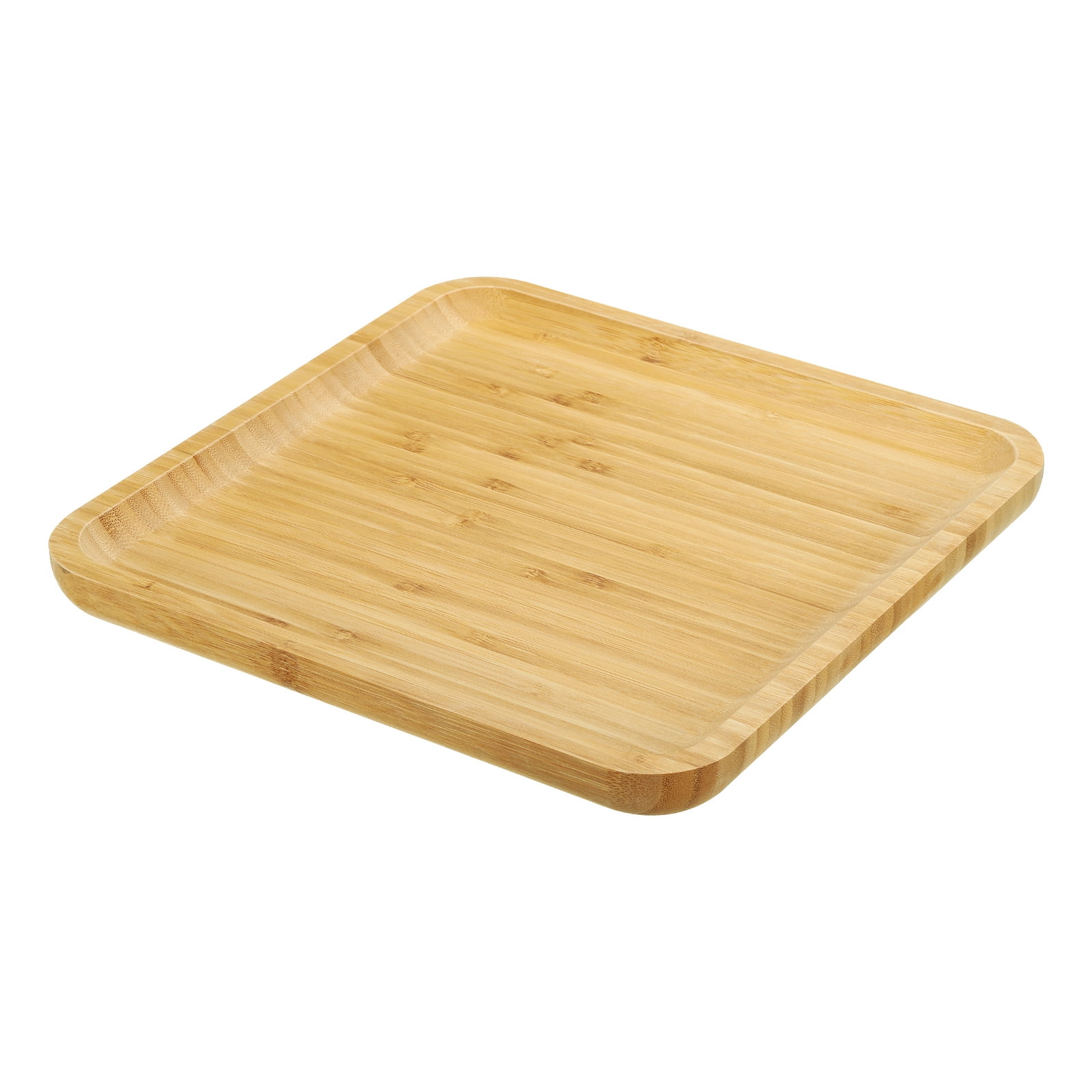 Uxcell Wood Saucer, Square Wooden Plant Drainage Tray Bonsai Plants ...