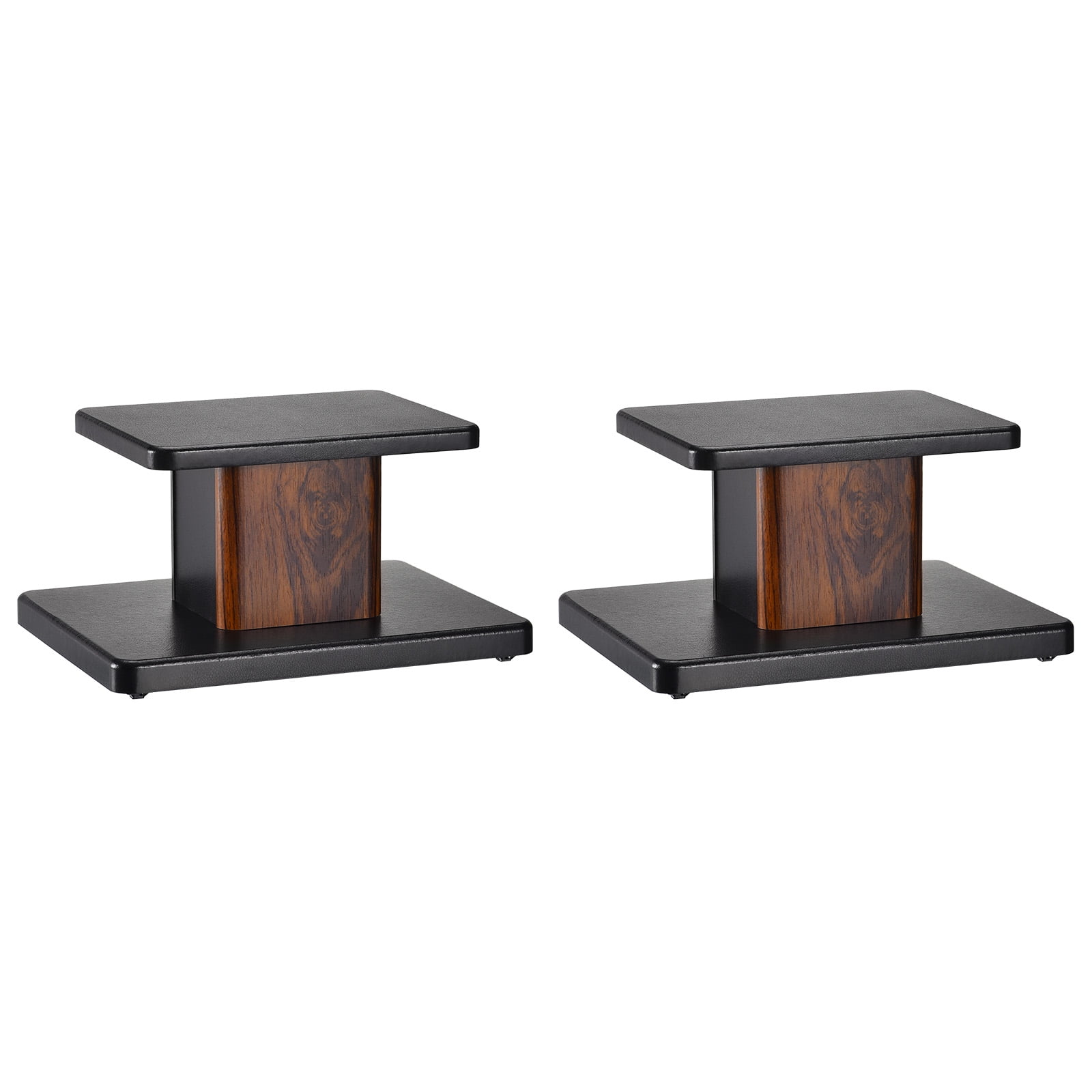 Uxcell Wood Speaker Stands, 2 Pack 5.9 Inch (15cm) Universal Speaker ...