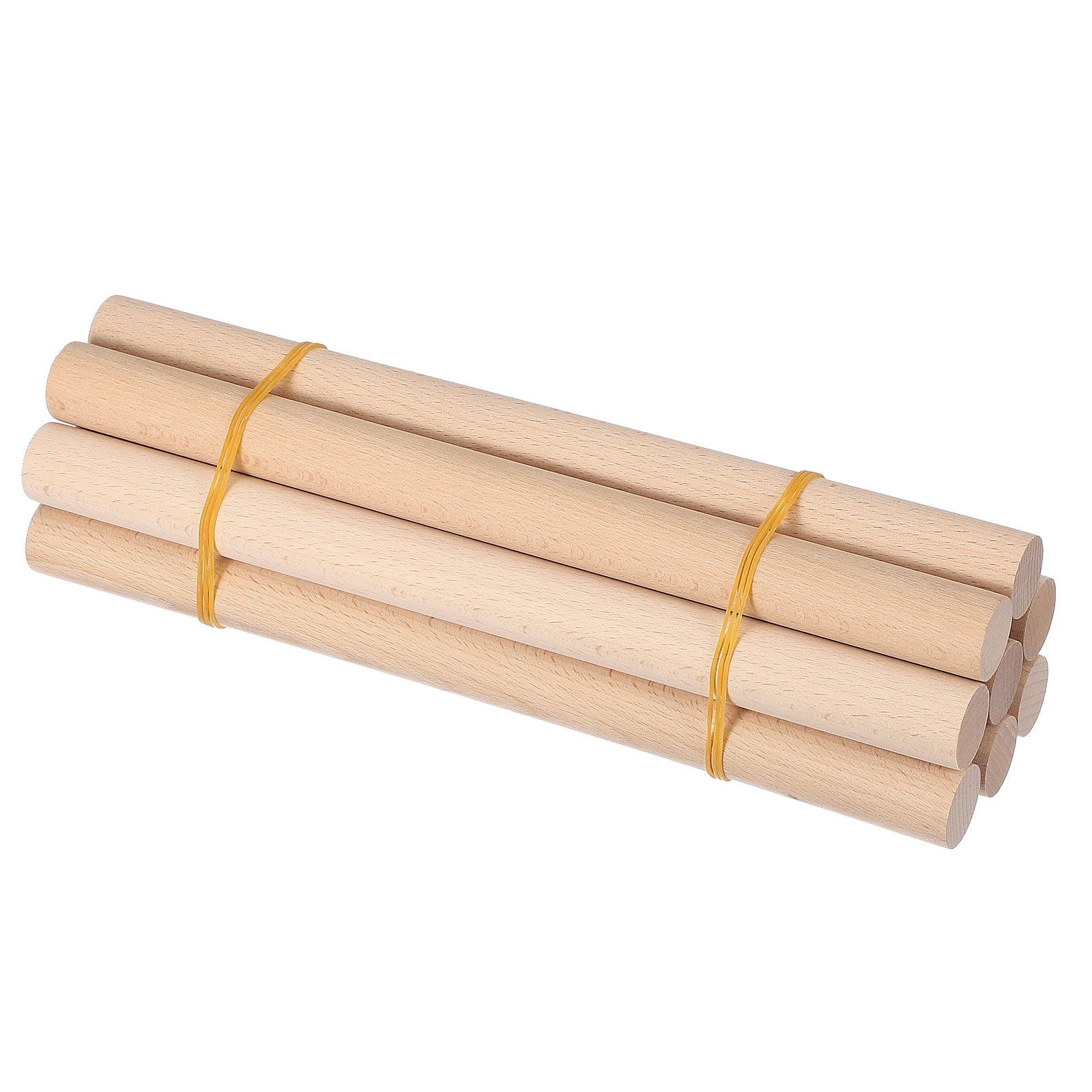 Uxcell Wooden Dowel Rod, Wood Dowels Unfinished Round Wood Sticks ...