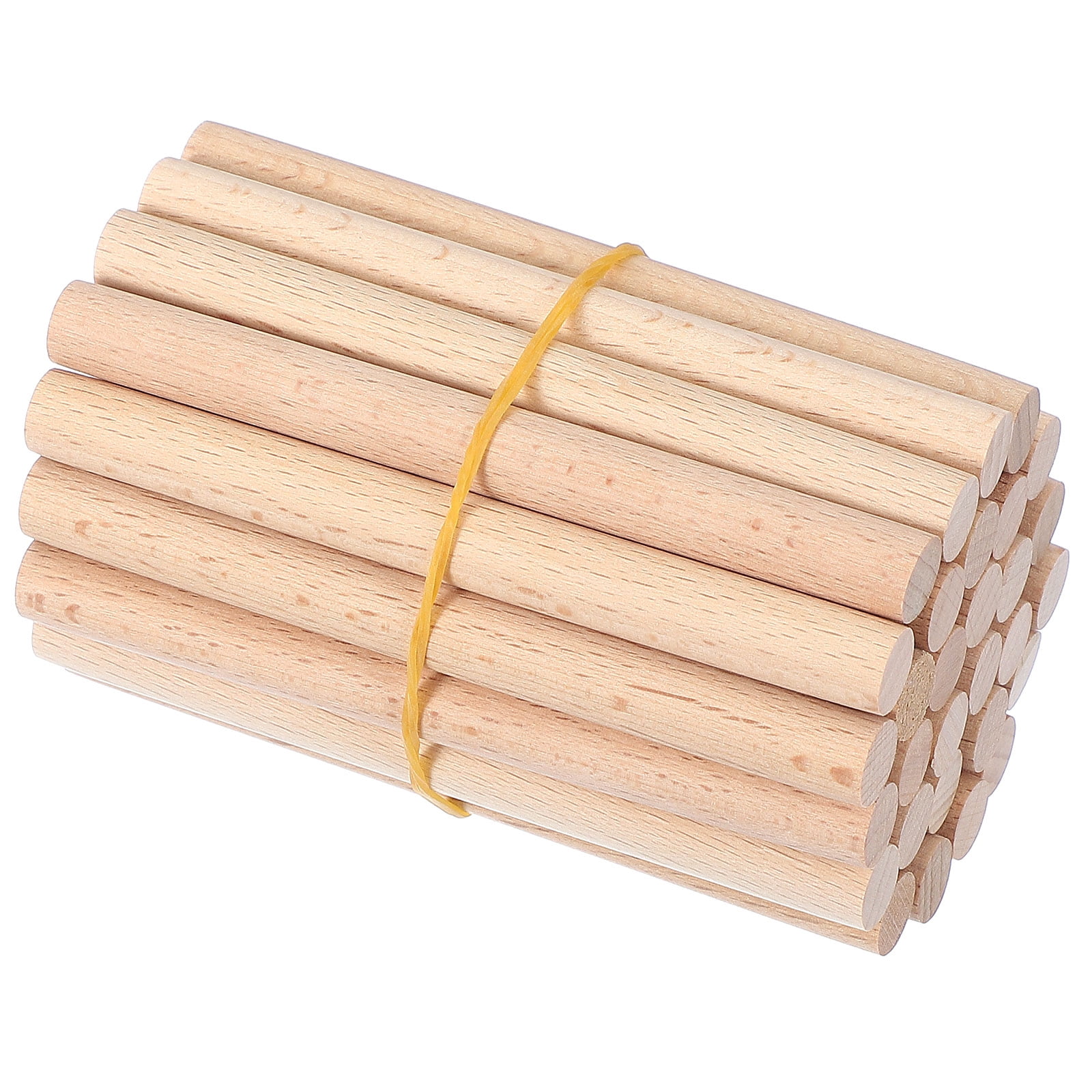 Uxcell Wooden Dowel Rod, Wood Dowels Unfinished Round Wood Sticks ...