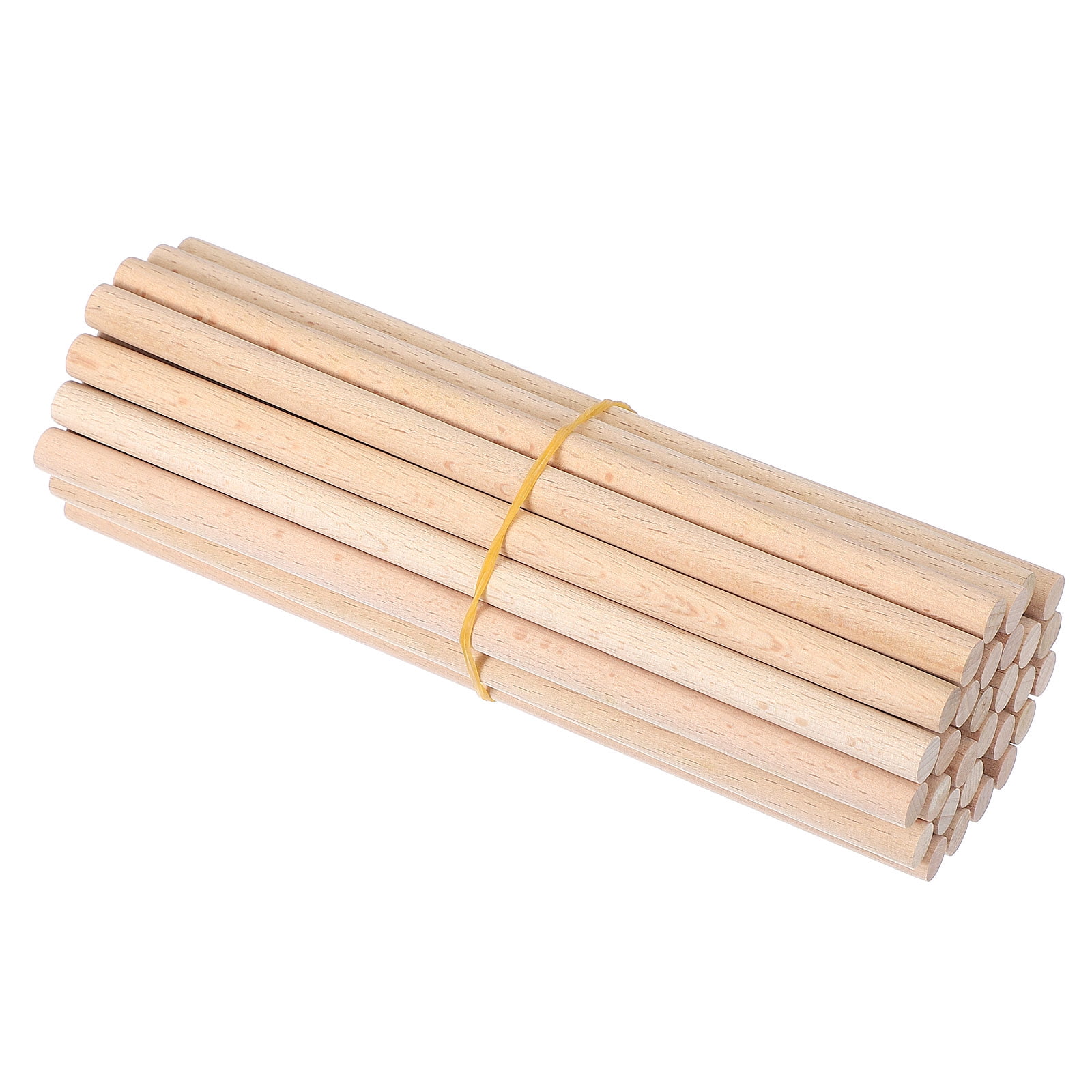 Uxcell Wooden Dowel Rod, Wood Dowels Unfinished Round Wood Sticks ...