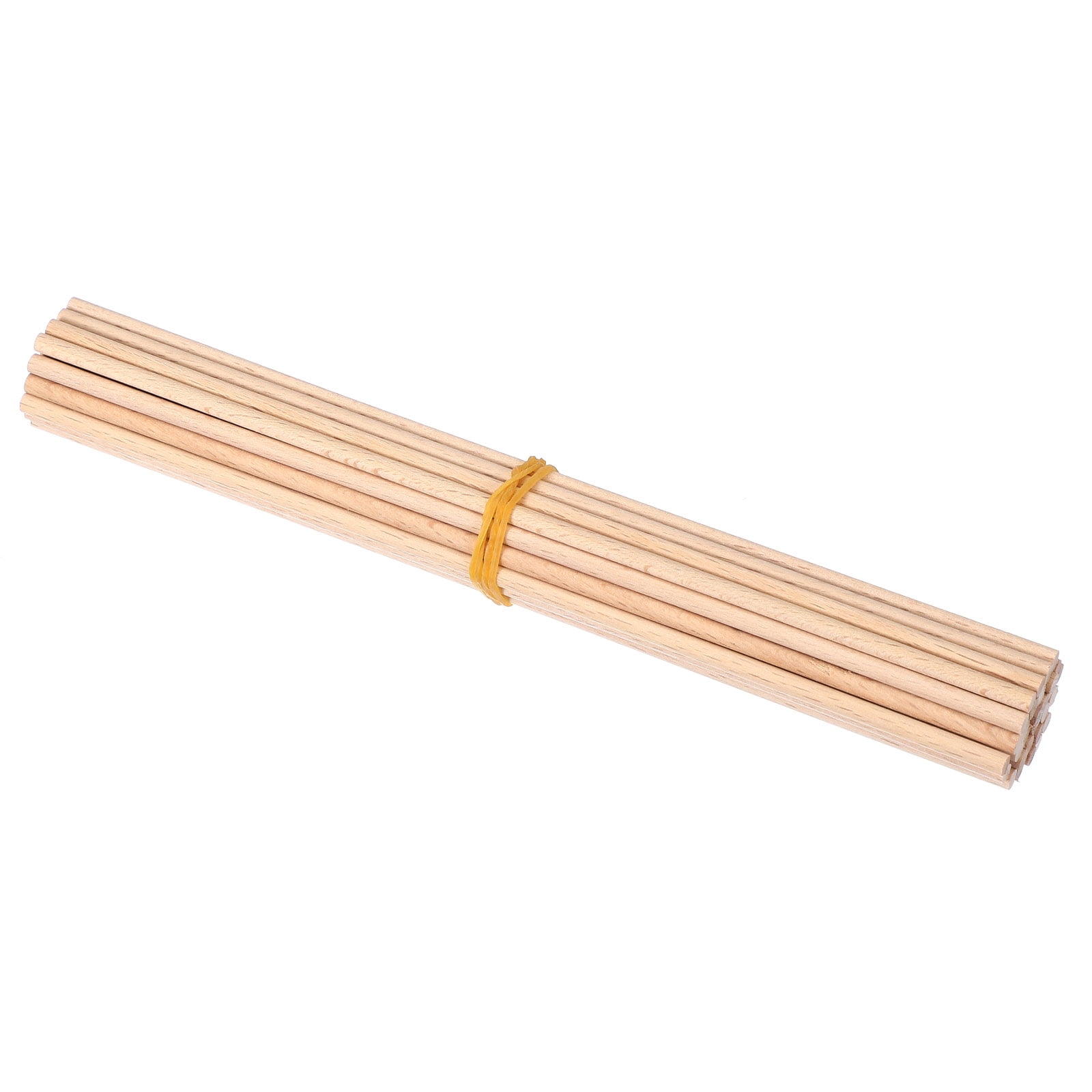 Uxcell Wooden Dowel Rod, Wood Dowels Unfinished Round Wood Sticks ...