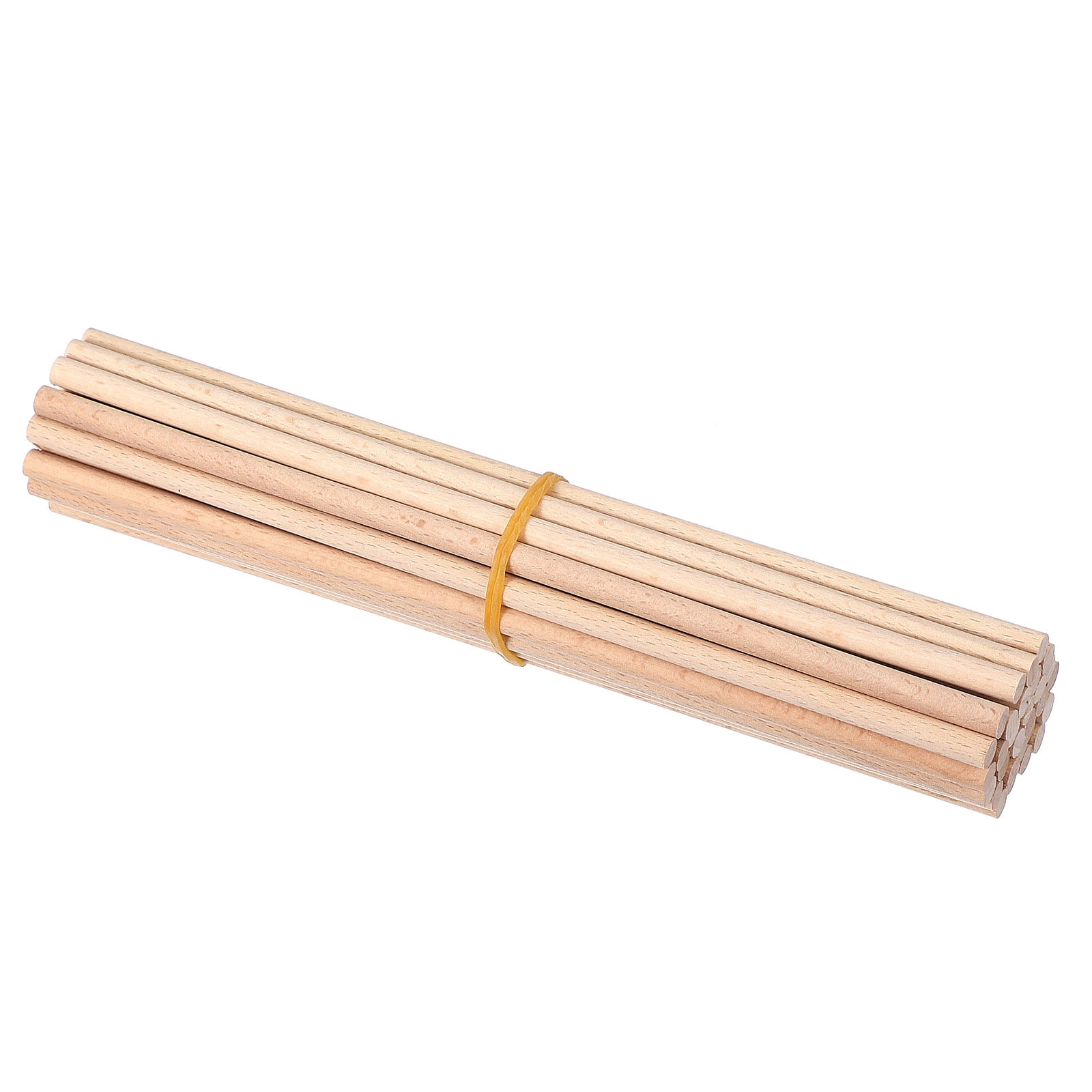 Uxcell Wooden Dowel Rod, Wood Dowels Unfinished Round Wood Sticks ...