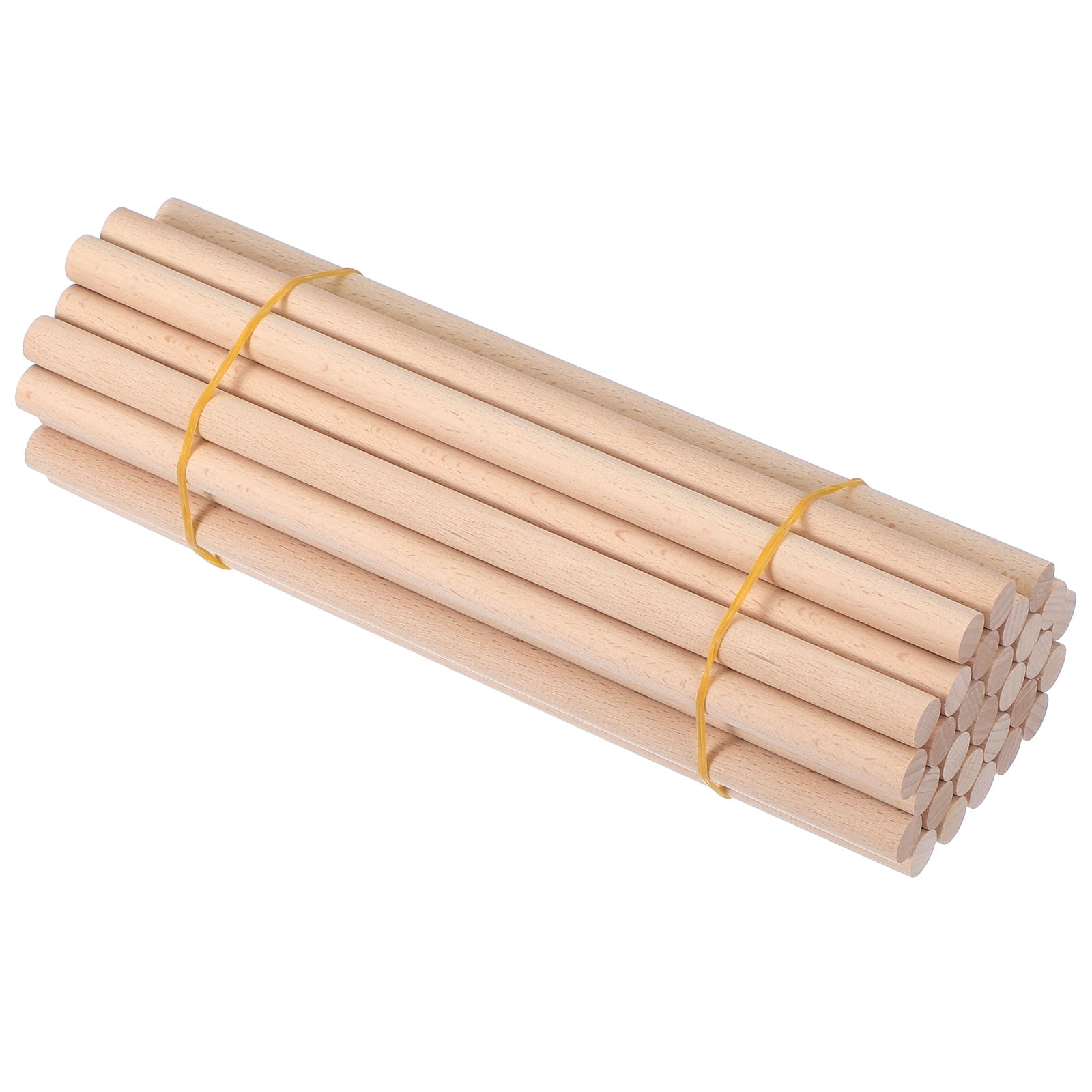 Uxcell Wooden Dowel Rod, Wood Dowels Unfinished Round Wood Sticks ...