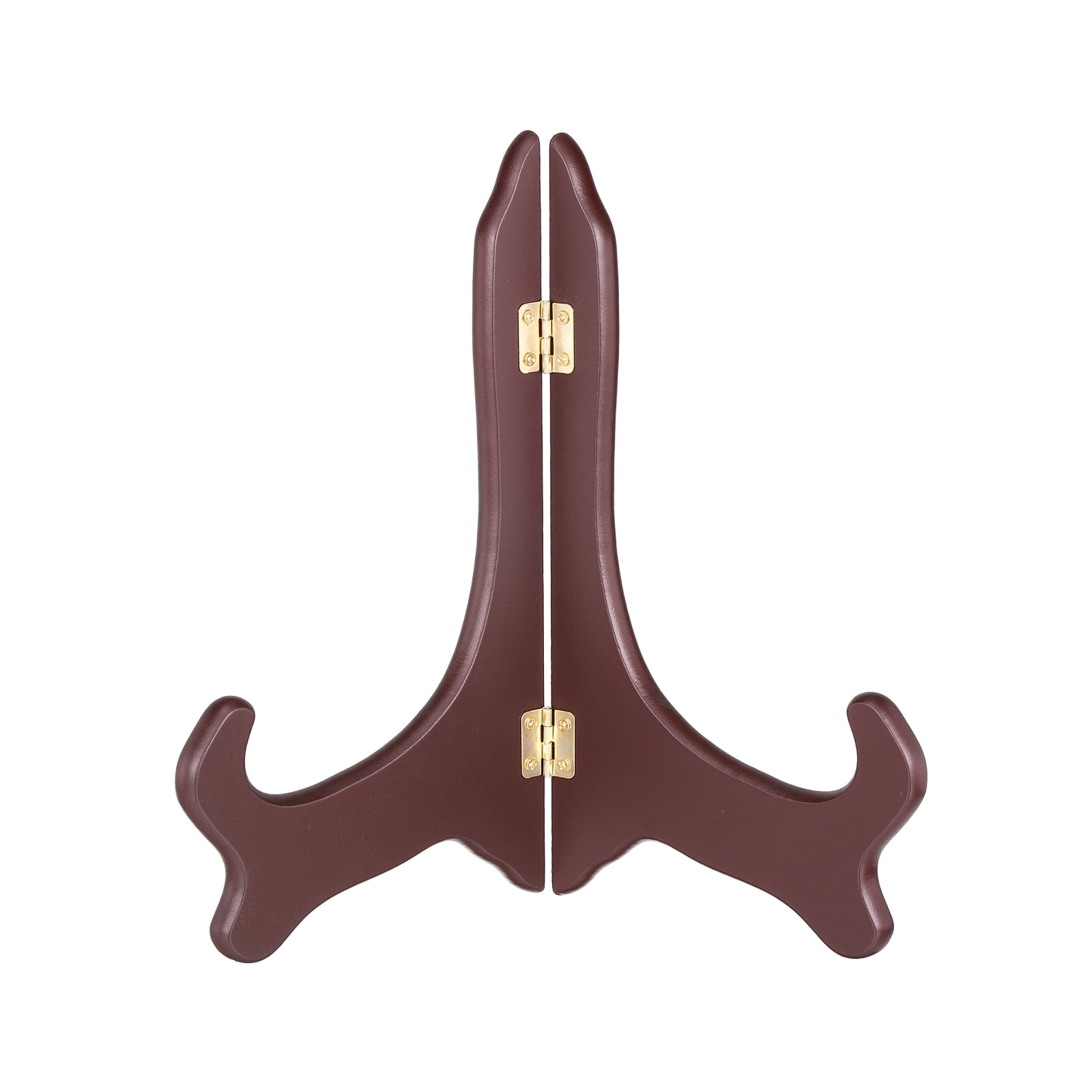 Uxcell Wooden Easel Plate Holder, 12" Small Wood Easels Folding Table ...