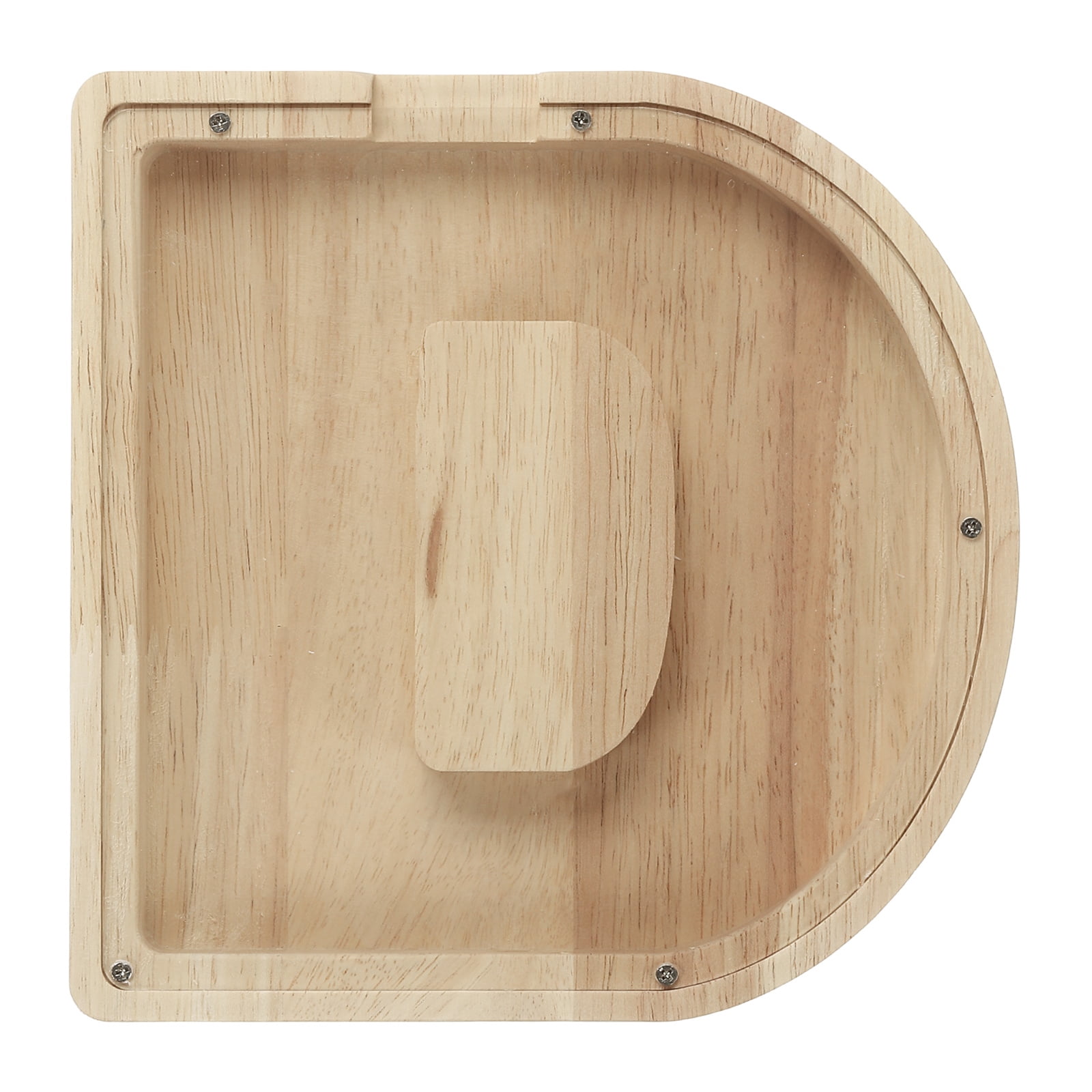 Uxcell Wooden Letter Bank, Letter D Clear Acrylic Money Saving Box ...