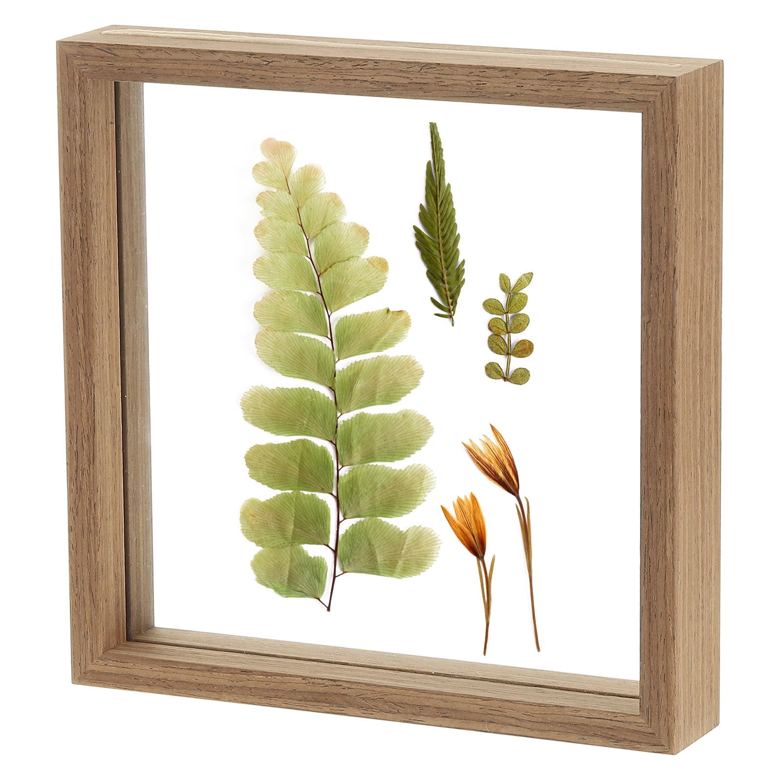 Uxcell Wooden Pressed Flower Frame Handmade, 4x5 Inch Rectangle ...