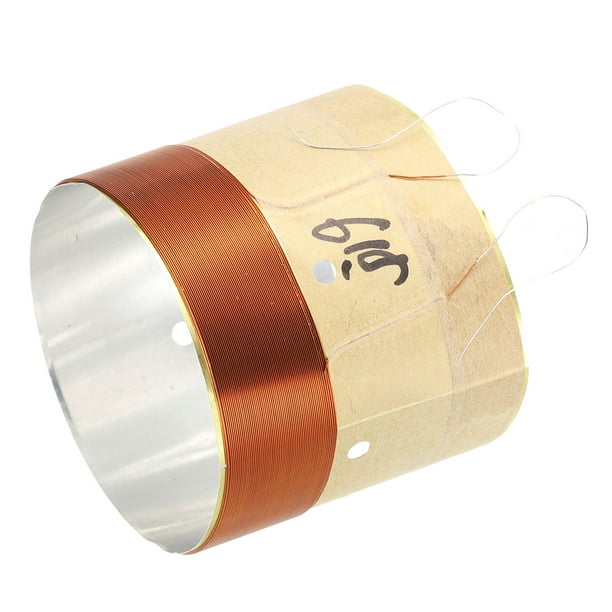 Uxcell Woofer Voice Coil 2.42 Inch 2 Layers Round Copper Wire Speaker ...