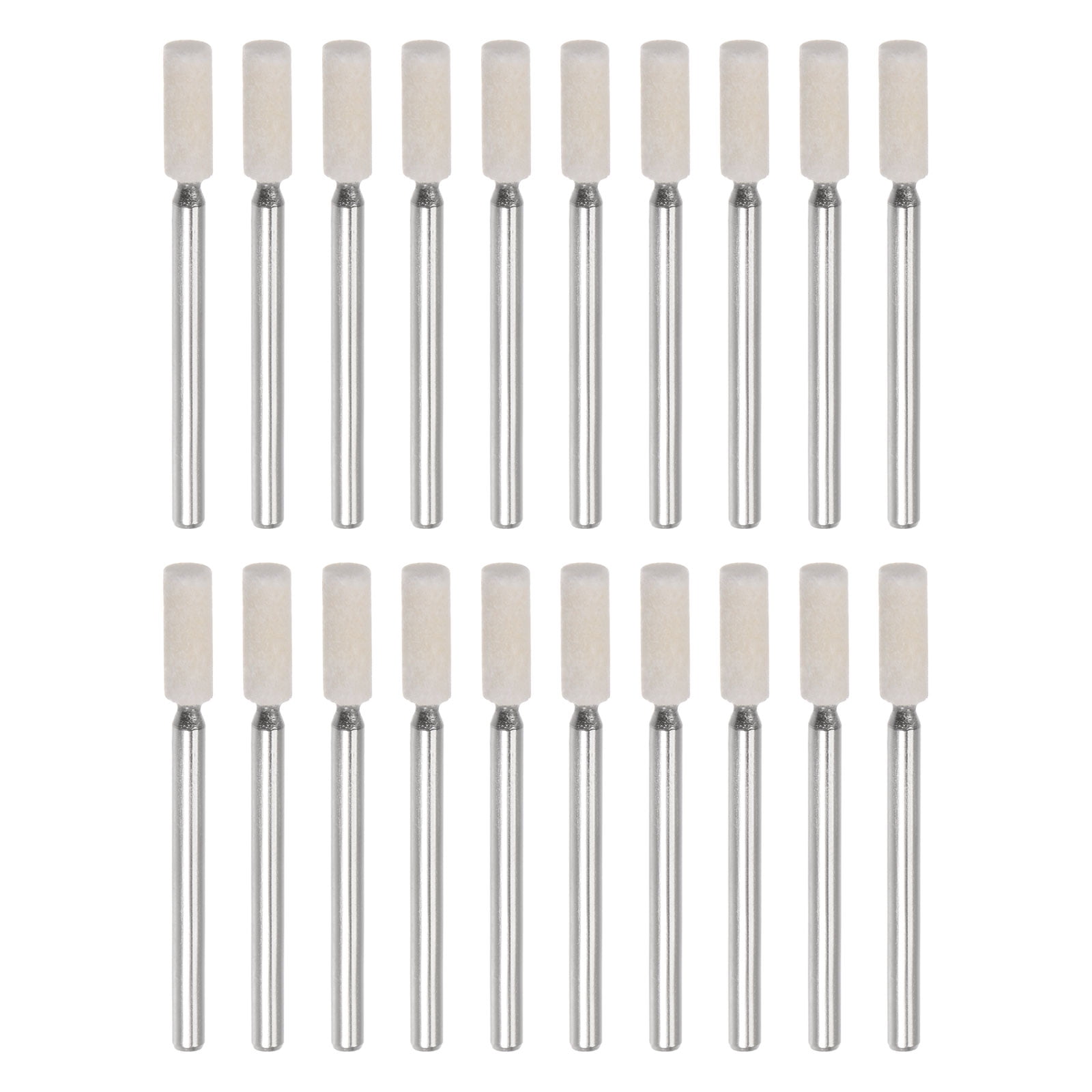 Uxcell Wool Felt Mounted Mandrel 4mm x 11mm 1/8 Inch Shank Cylinder ...