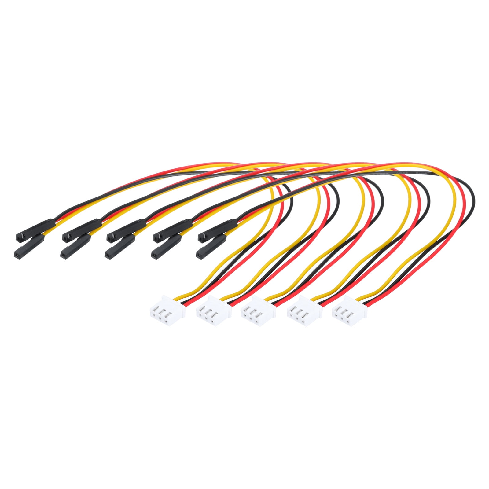 Uxcell XH Female to Female 3Pin Breadboard Jumper Wire 2.54mm 20cm for ...