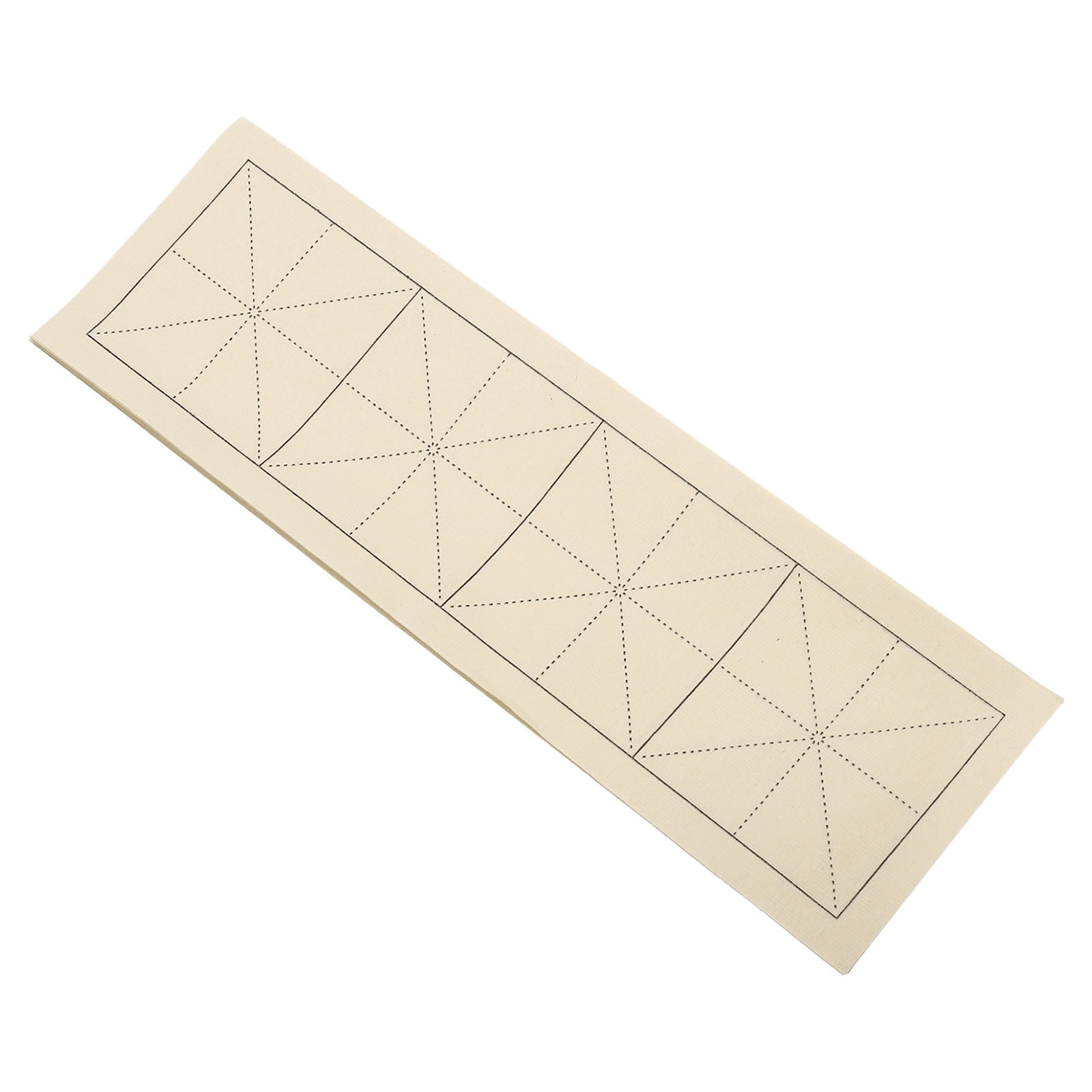 Uxcell Xuan Paper, Rice Paper with "MI' Grid, Half Raw Ripe Xuan, 4"x13 ...