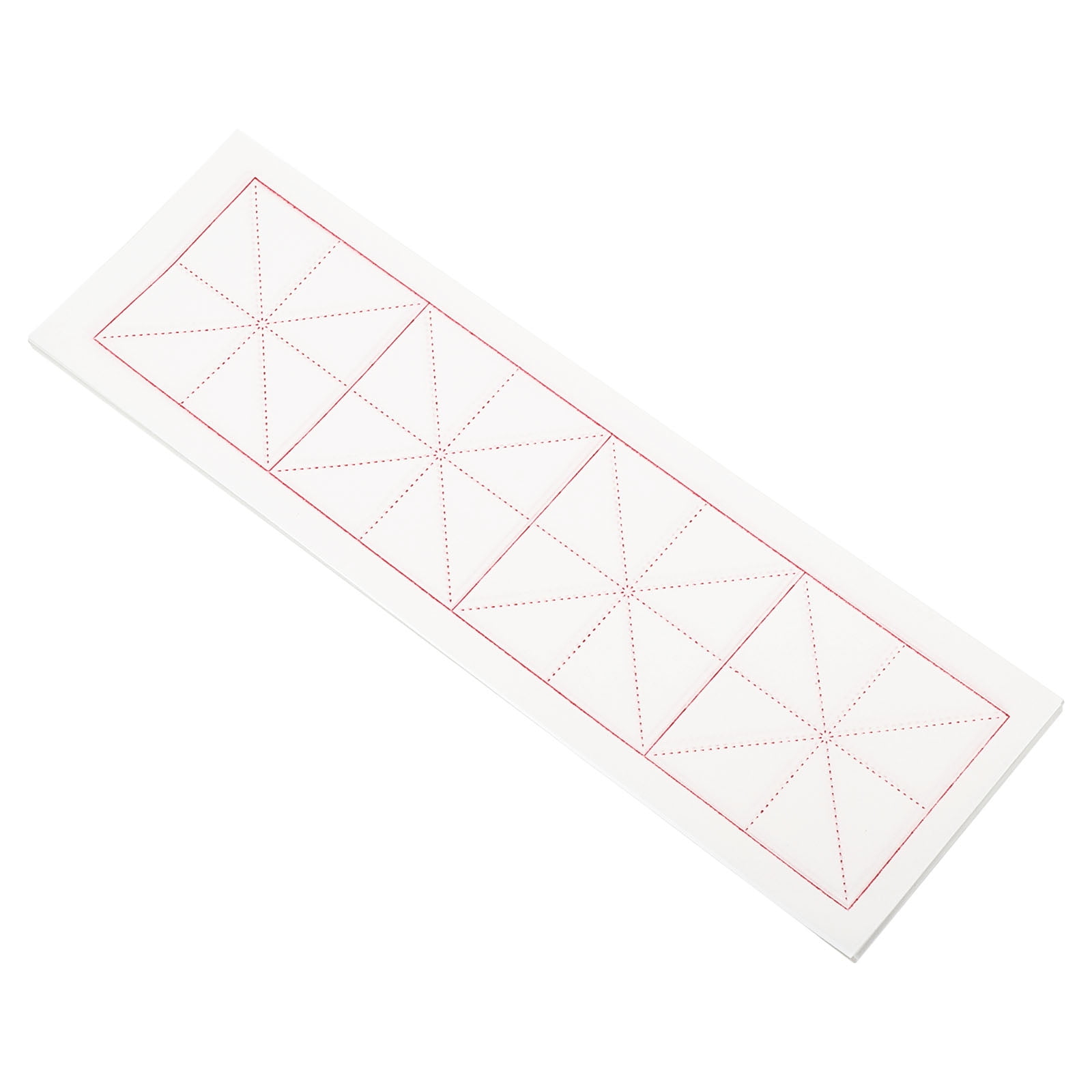 Uxcell Xuan Paper, Rice Paper with "MI' Grid, Half Raw Ripe Xuan, 5"x15 ...