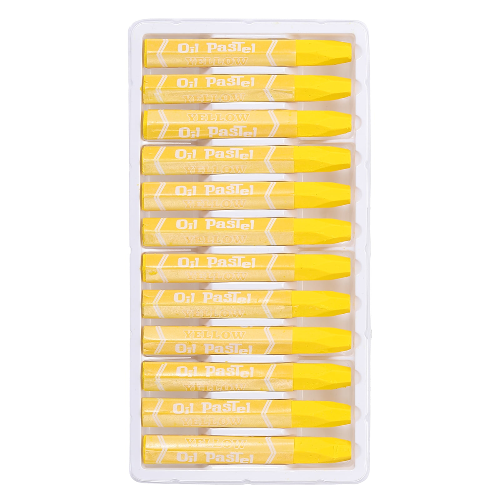 Yellow Oil Pastels, 24Pcs Soft Oil Crayons Vibrant and Creamy Pastels ...
