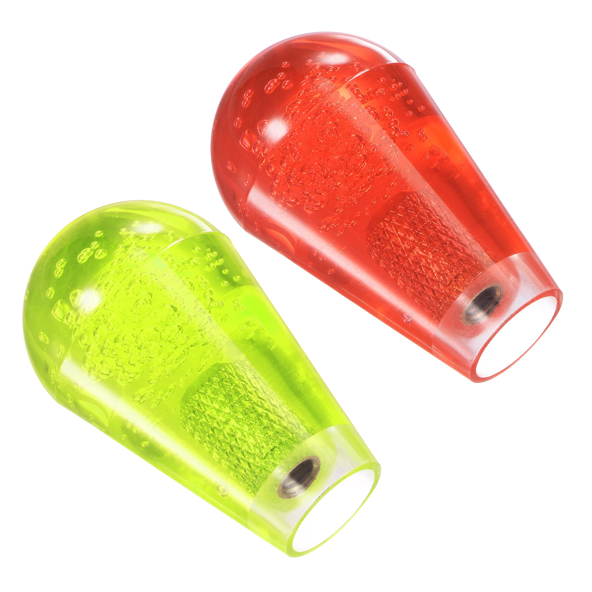 Uxcell Yellow Red Ellipse Oval Joystick Rocker Ball Top Handle for ...