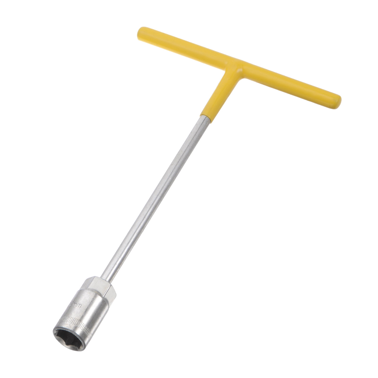 Uxcell Yellow Rubber Coated T Handle 18mm Hex Hexagon Socket Wrench ...