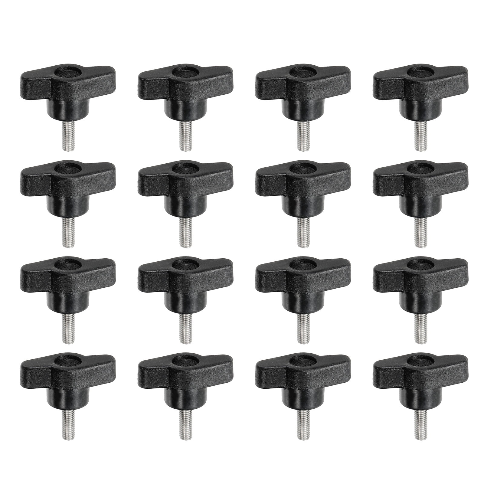 Z- Shaped Thumb Screws 304 Stainless Steel Tee Wing Knobs for Tightening Hand Replace M5 x 16mm ...
