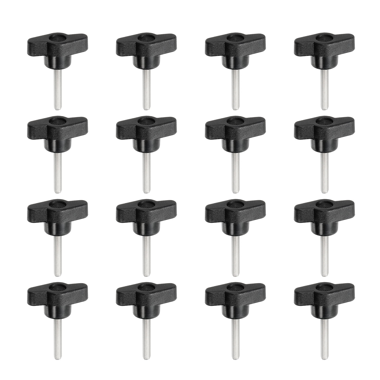 Z- Shaped Thumb Screws 304 Stainless Steel Tee Wing Knobs for Tightening Hand Replace M5 x 30mm ...